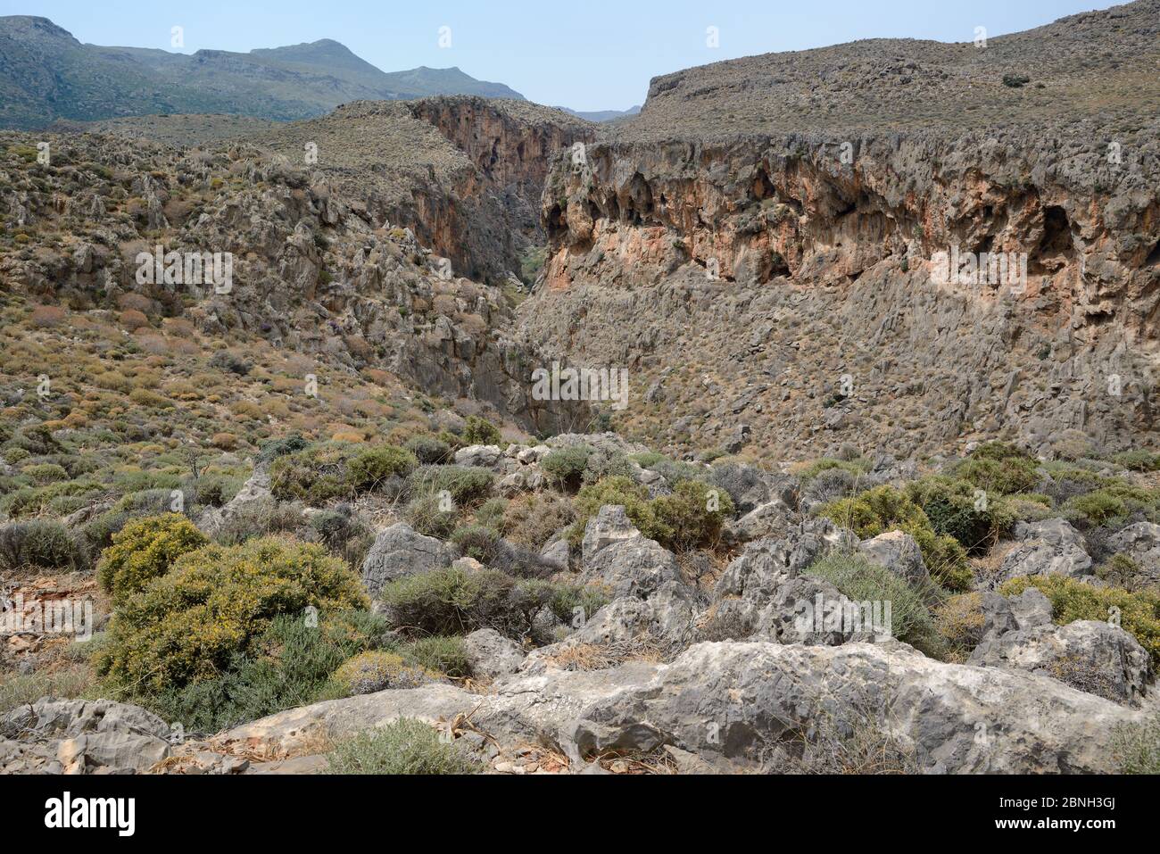 Zakros gorge, also called the 'Gorge of the Dead' due to its Minoan ...
