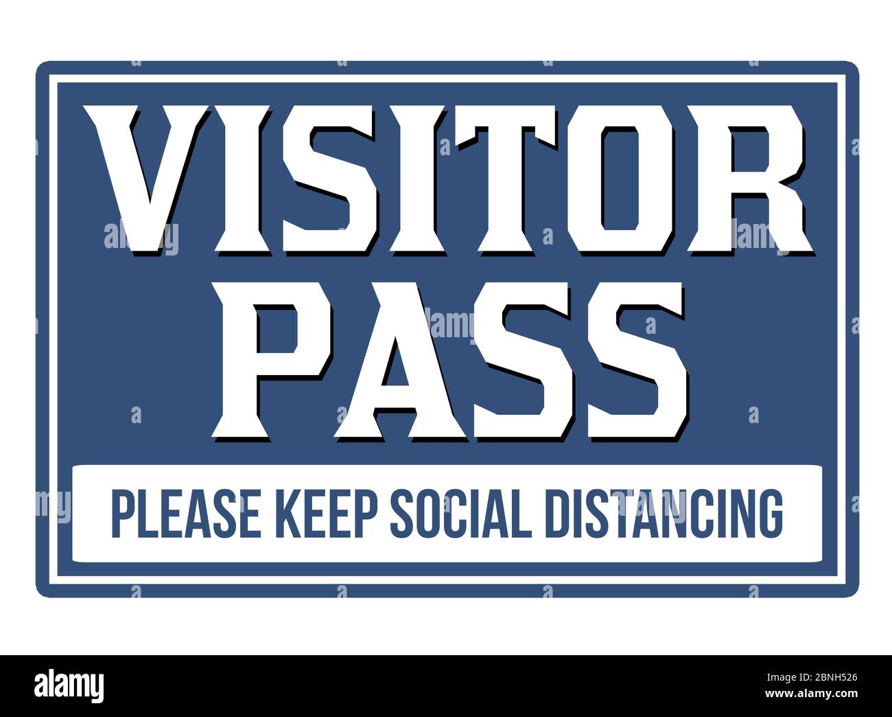 Visitor warning sign Cut Out Stock Images & Pictures - Alamy