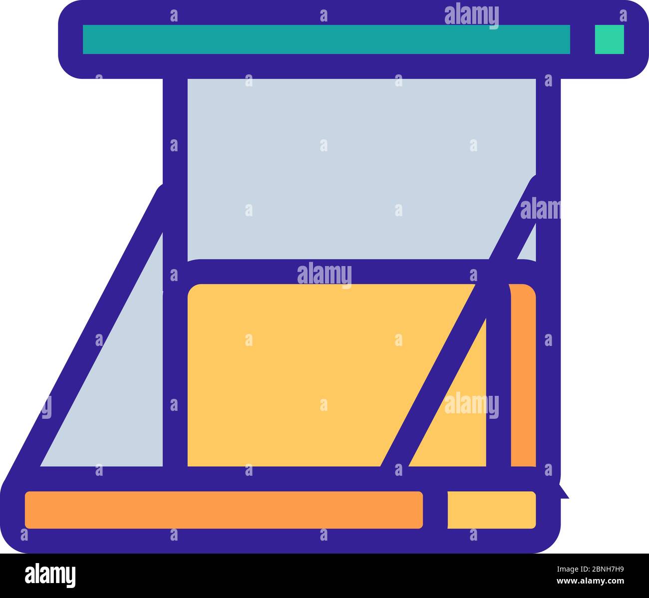 swing sofa icon vector outline illustration Stock Vector Image & Art ...