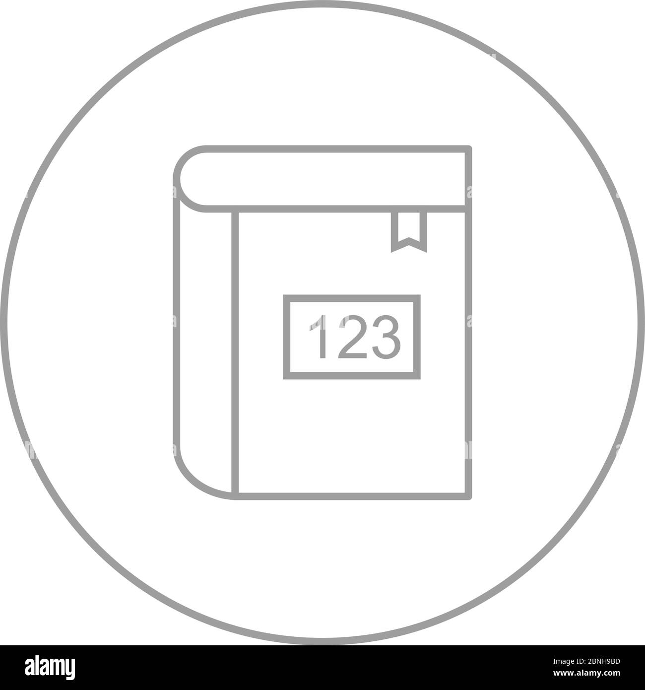 Beautiful Math Book Line Vector Icon Stock Vector Image & Art - Alamy