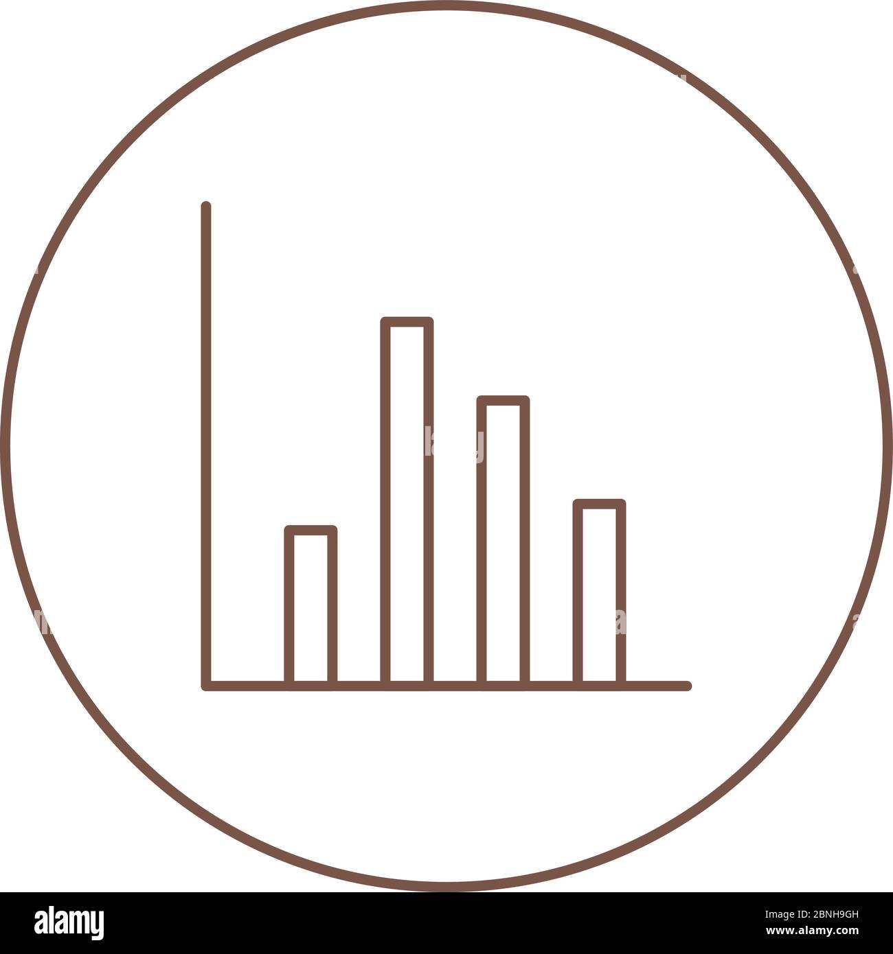 Beautiful Graph Line Line Vector Icon Stock Vector Image & Art - Alamy