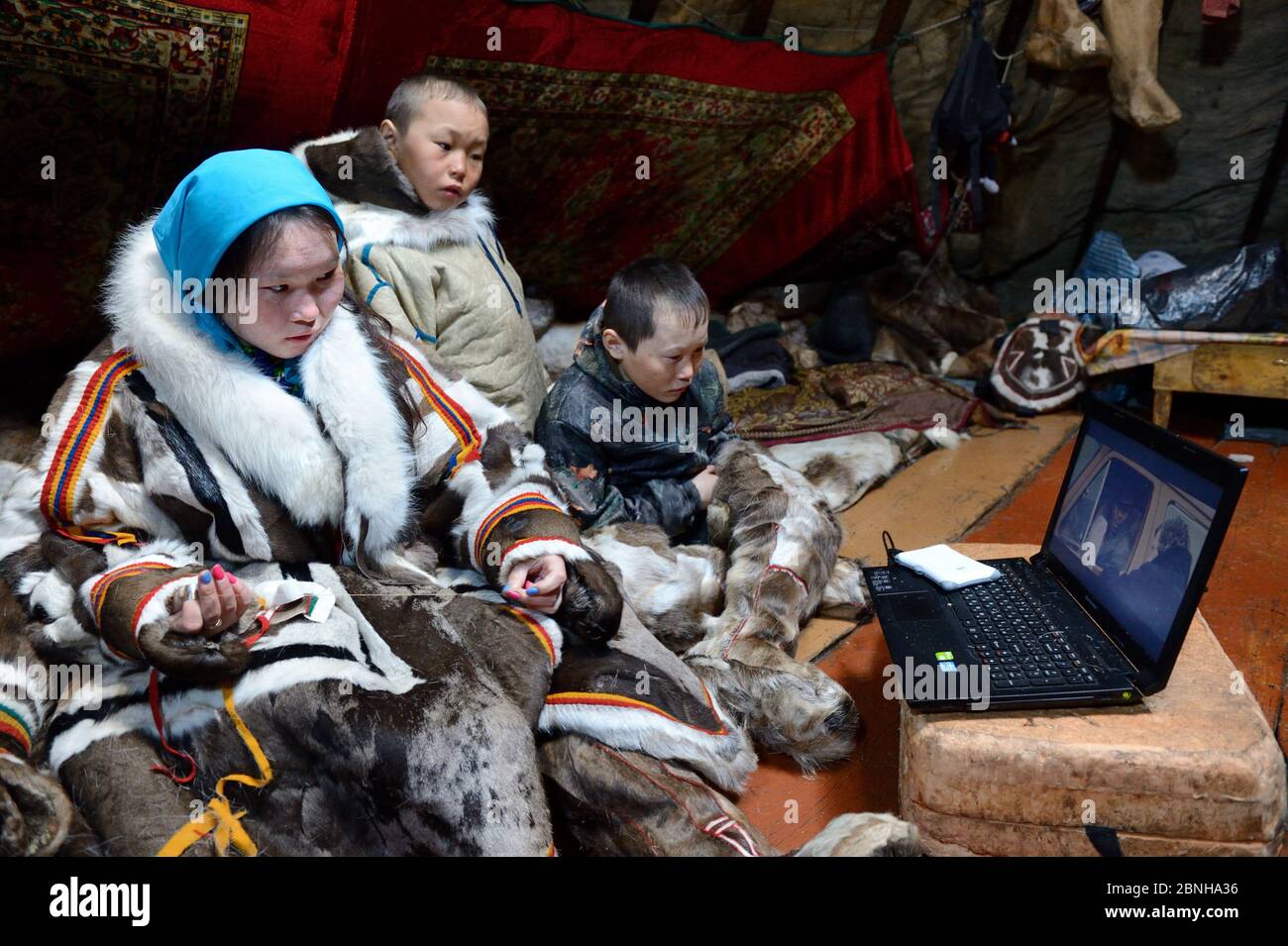 Nenet children hi-res stock photography and images - Alamy