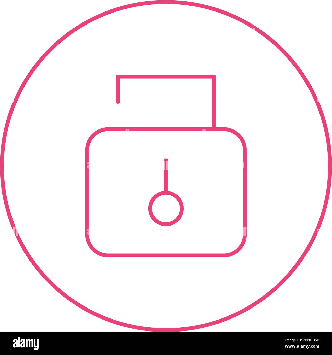 Beautiful Unlock Line Vector Icon Stock Vector Image & Art - Alamy