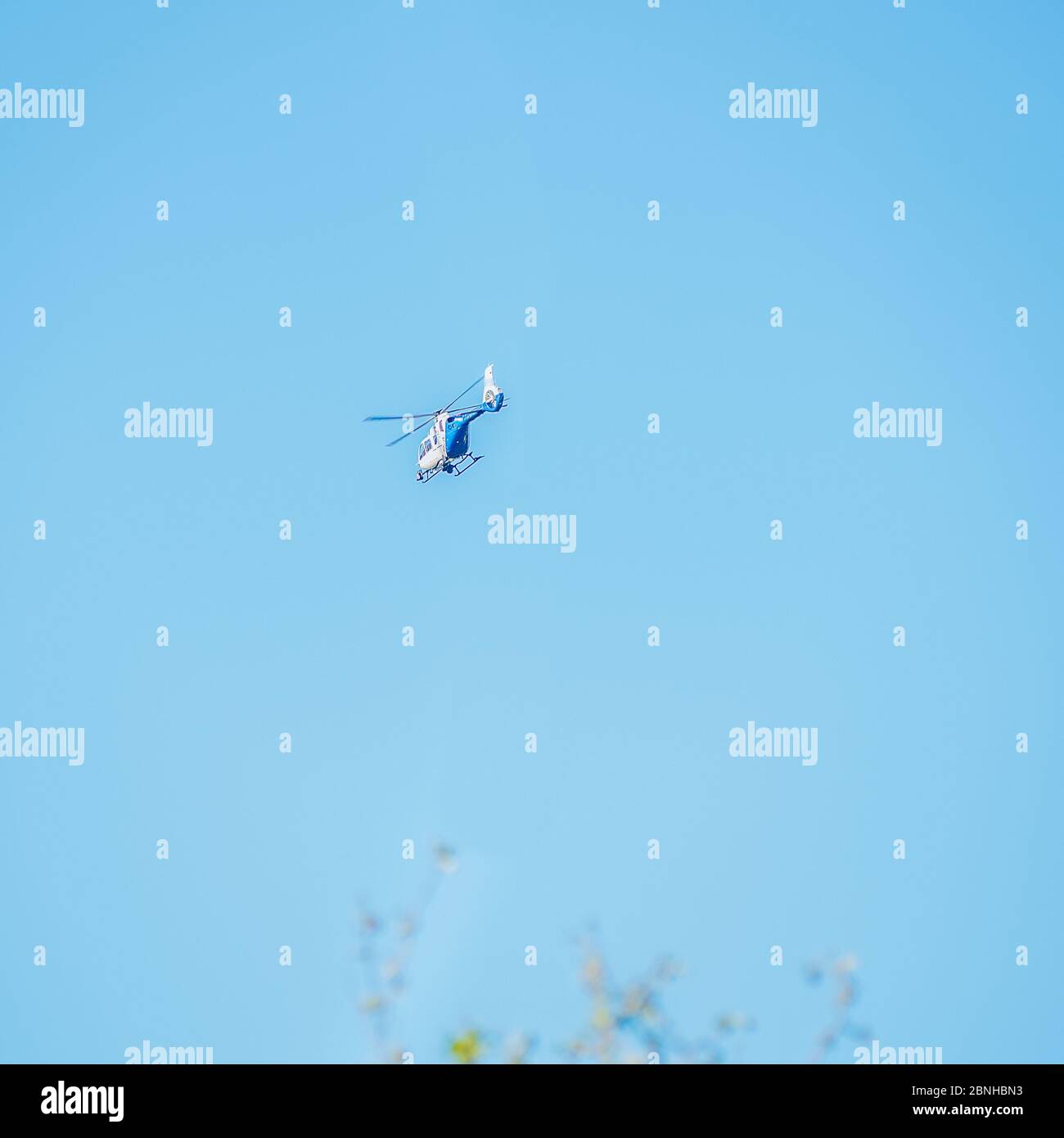 Police helicopter cockpit hi-res stock photography and images - Alamy