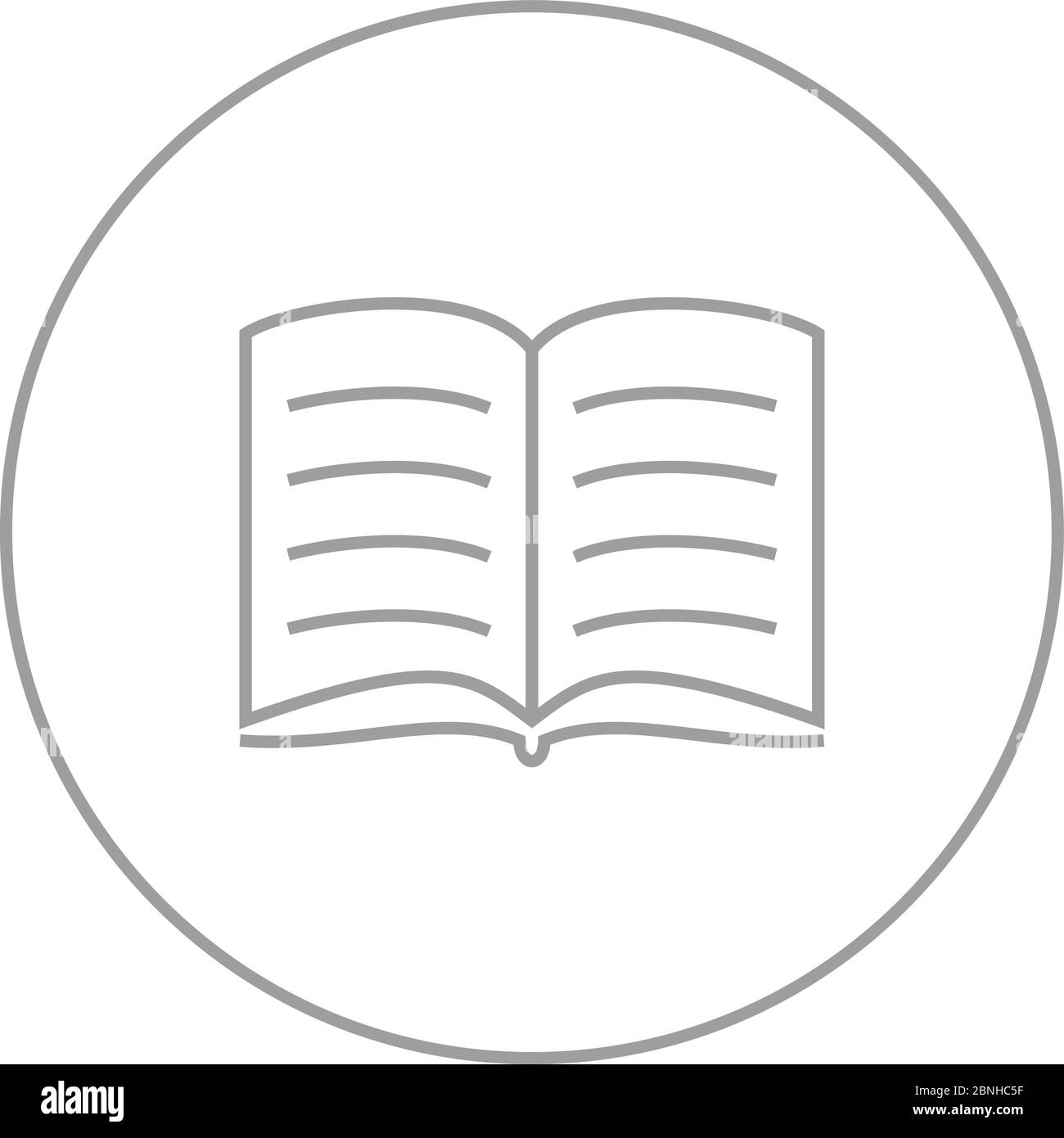 Beautiful Open Book Line Vector Icon Stock Vector Image & Art - Alamy