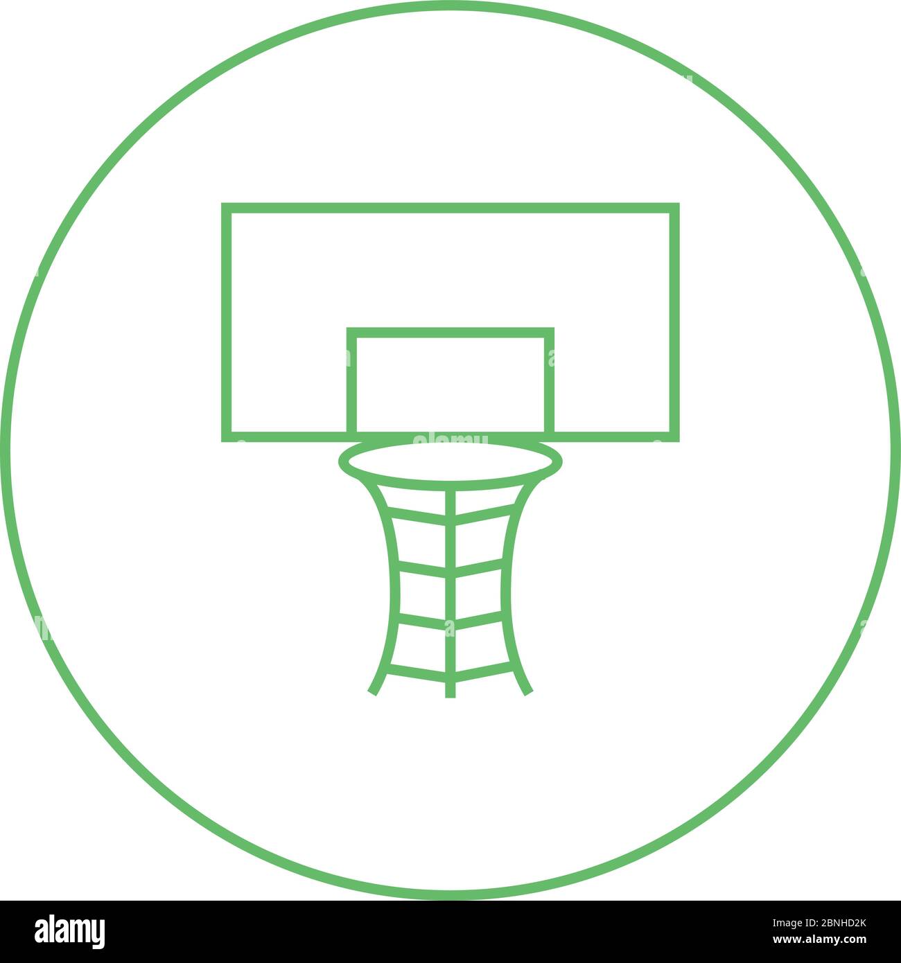 Beautiful Volleyball Hoop Vector Icon Stock Vector Image & Art - Alamy