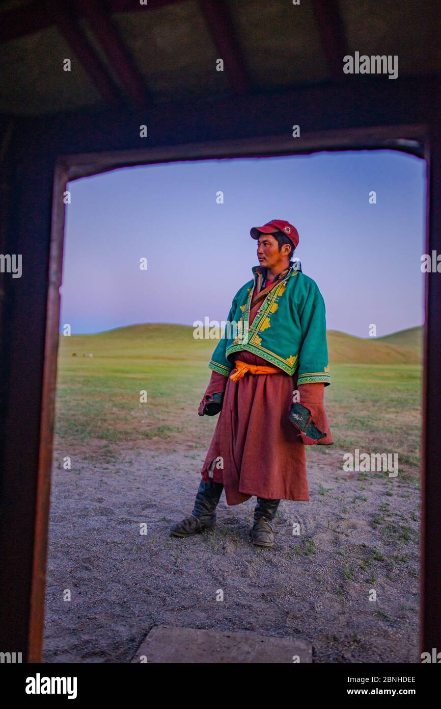 Mongolian man traditional hat hi-res stock photography and images - Alamy