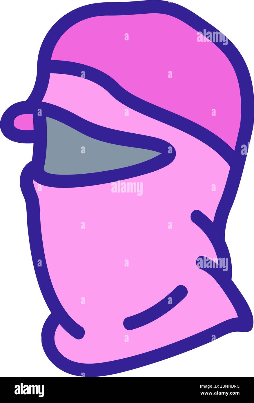 hat balaclava icon vector outline illustration Stock Vector Image & Art ...