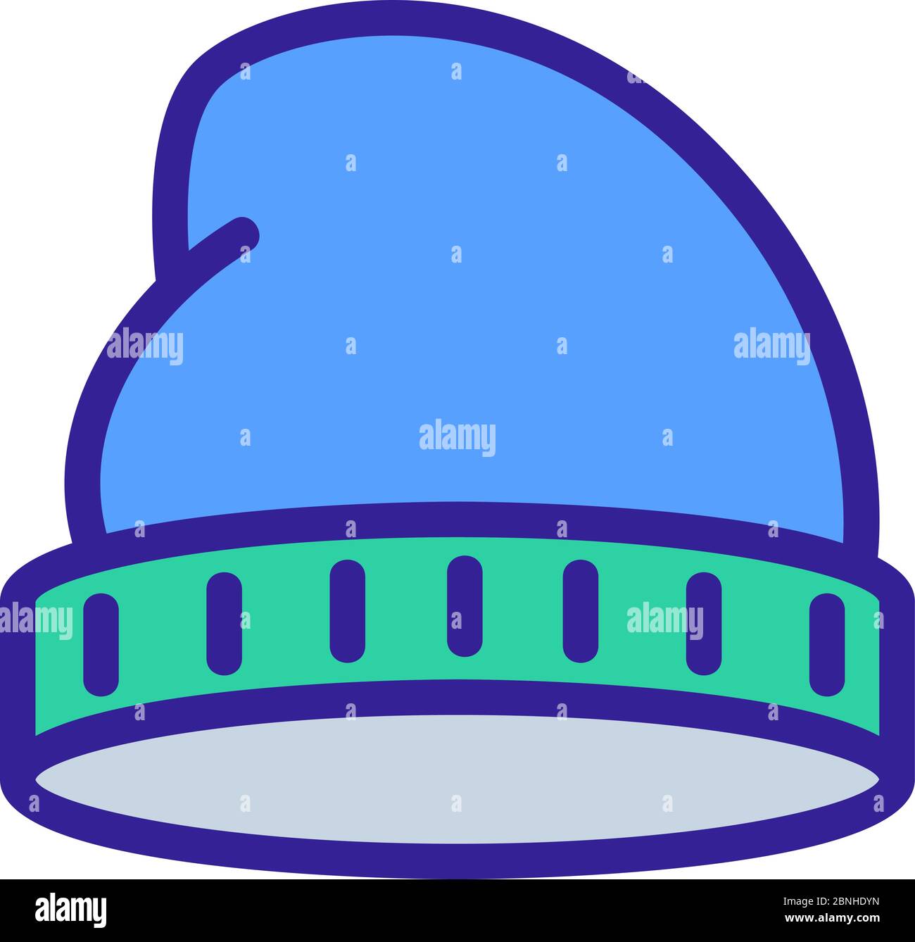 sock beanie icon vector outline illustration Stock Vector Image & Art ...