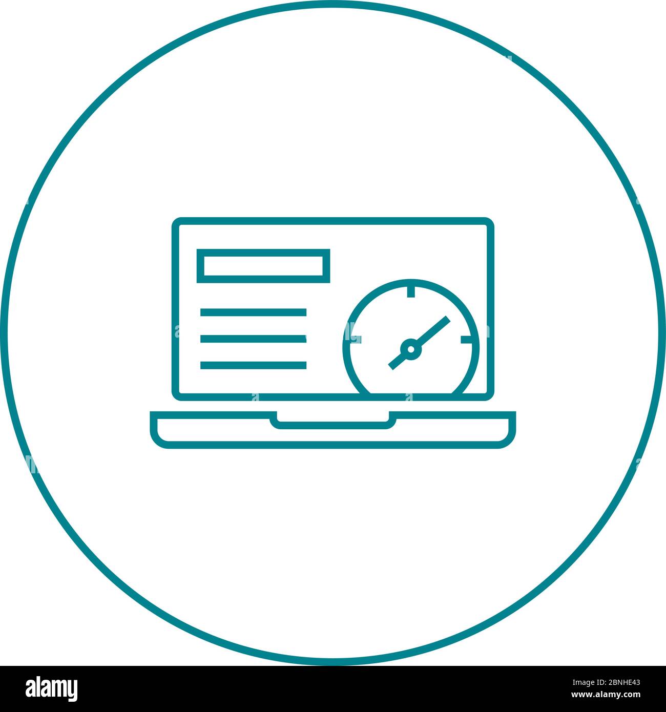 Beautiful Dashboard Line Vector Icon Stock Vector Image & Art - Alamy