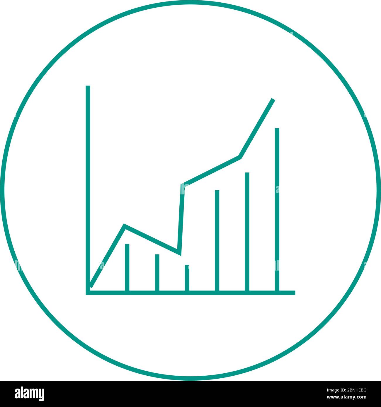 Beautiful Charts Line Vector Icon Stock Vector Image & Art - Alamy