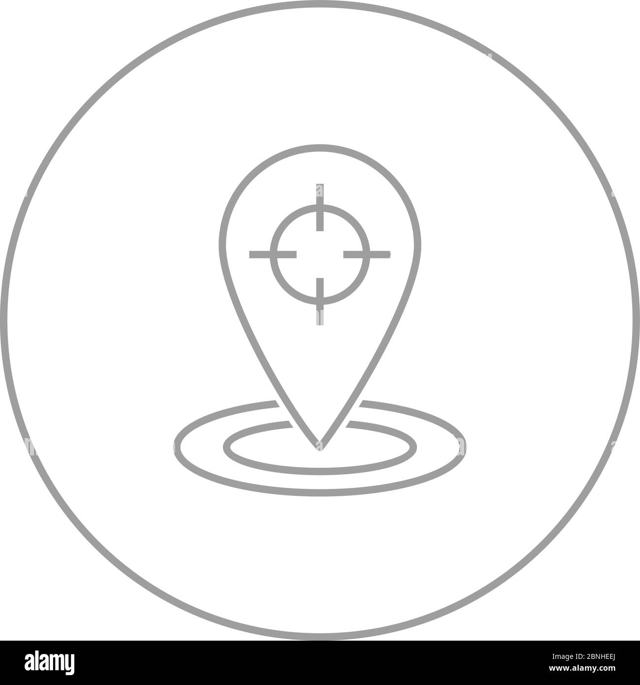 Beautiful Trace Location Line Vector Icon Stock Vector Image & Art - Alamy