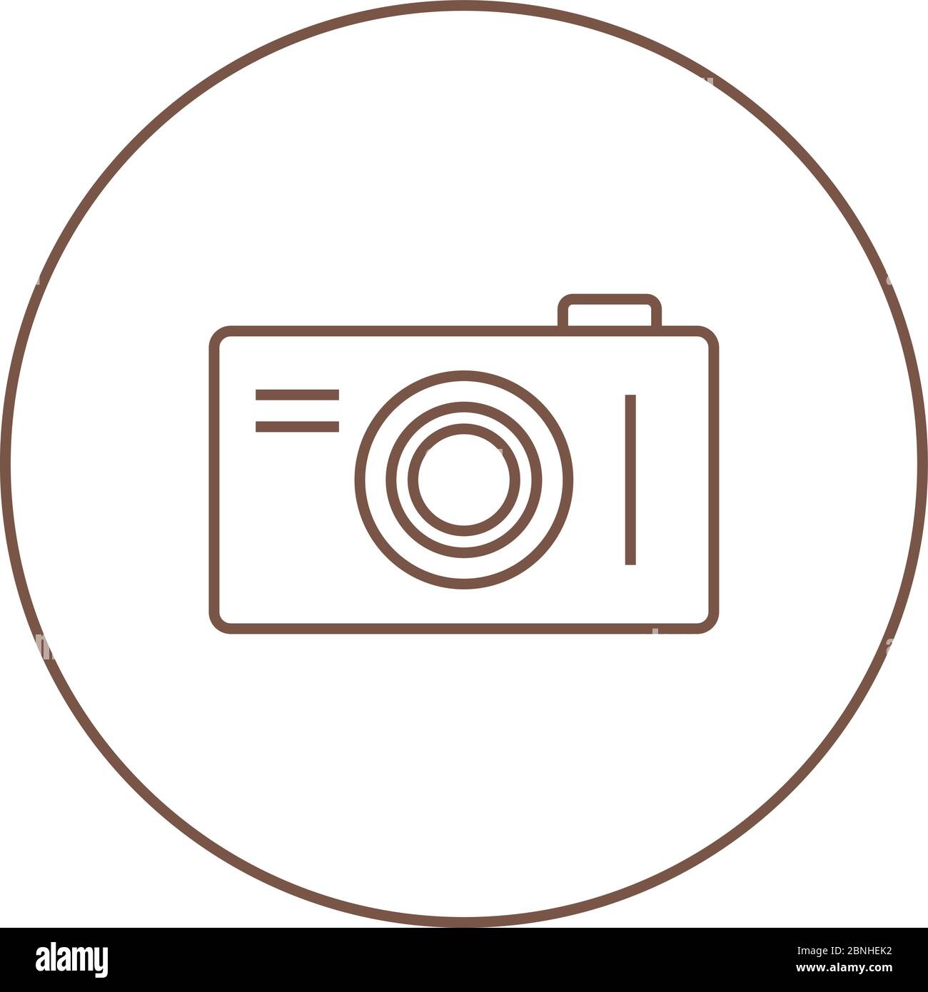 Beautiful Camera Line Vector Icon Stock Vector Image & Art - Alamy