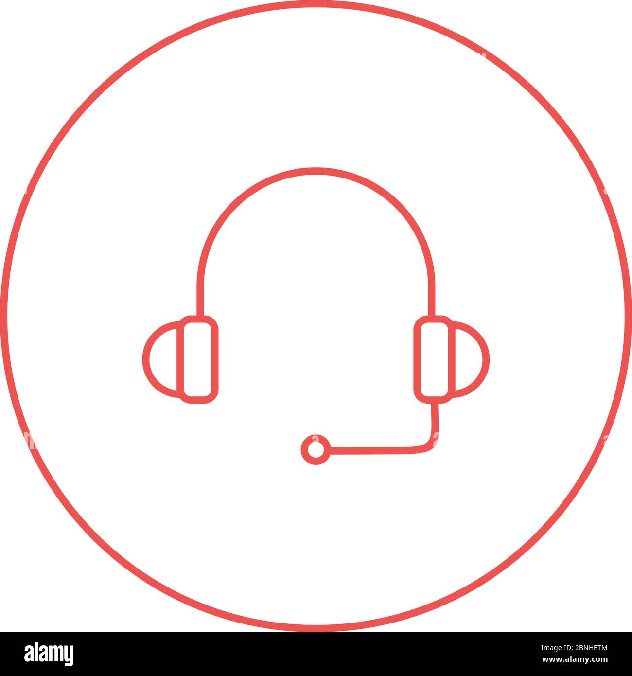 Beautiful Support Line Vector Icon Stock Vector Image & Art - Alamy