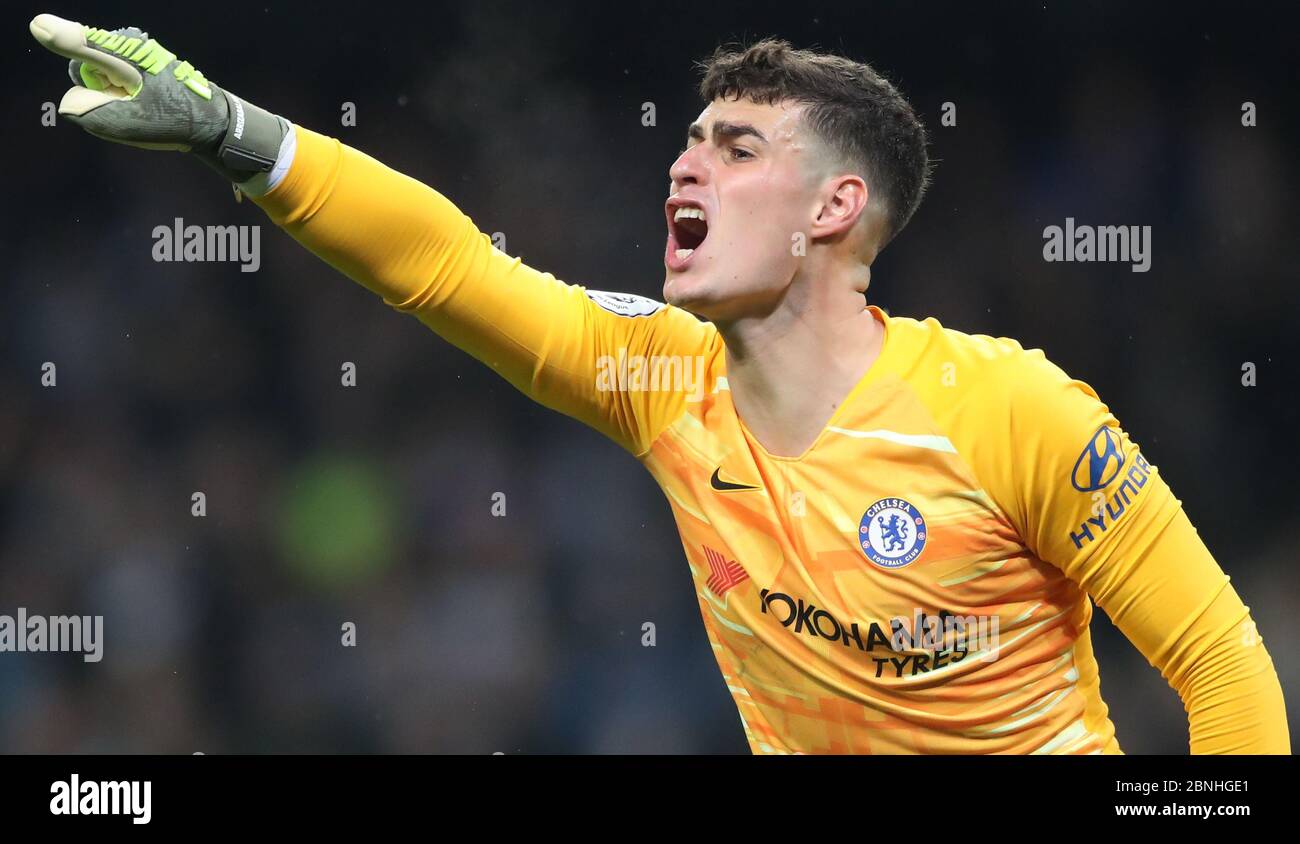 Chelsea goalkeeper Kepa Arrizabalaga during the Premier League match at ...
