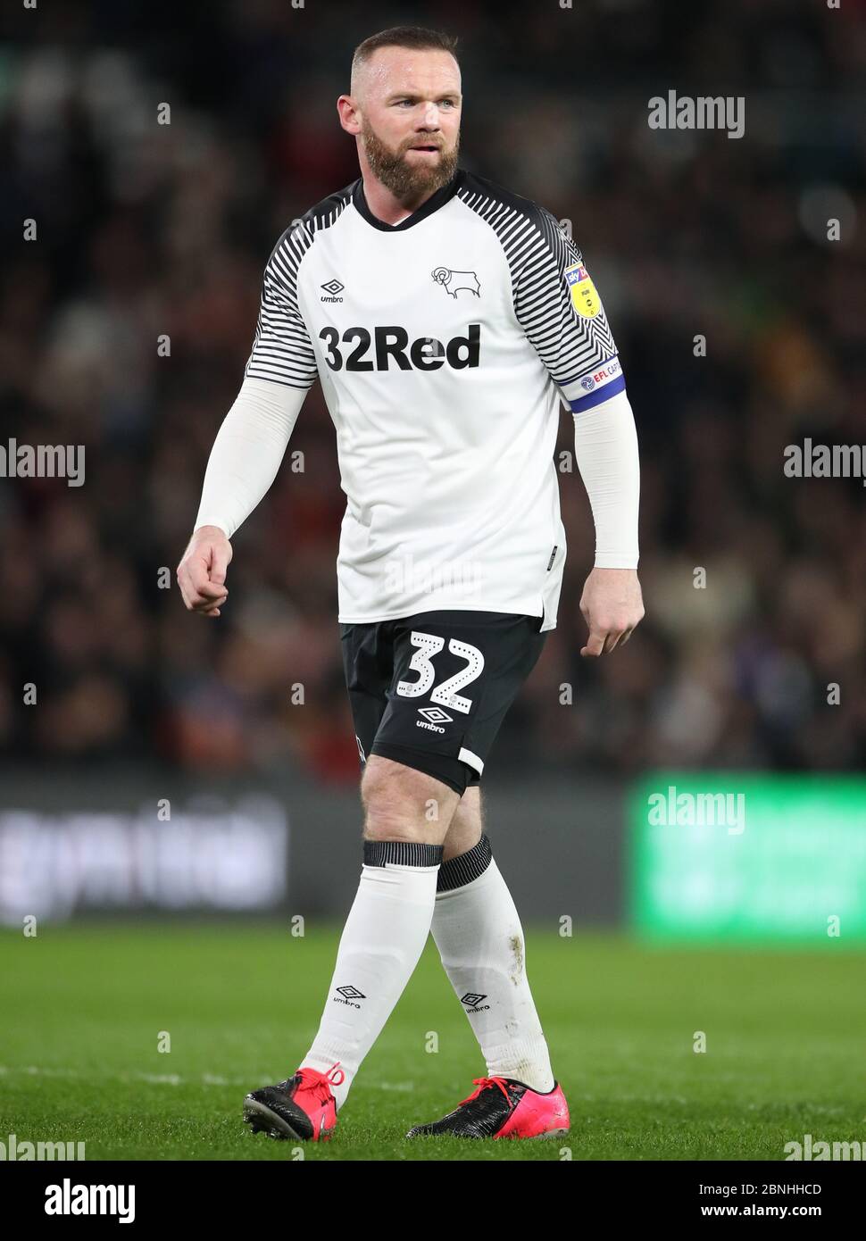 Derby County's Wayne Rooney during the Sky Bet Championship match at ...