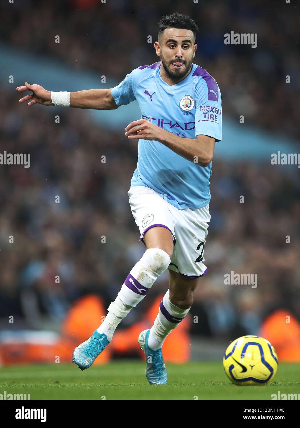 Manchester City's Riyad Mahrez during the Premier League match at the ...