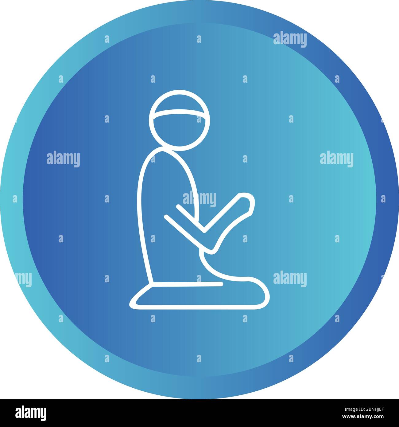 Offering prayer Stock Vector Images - Alamy