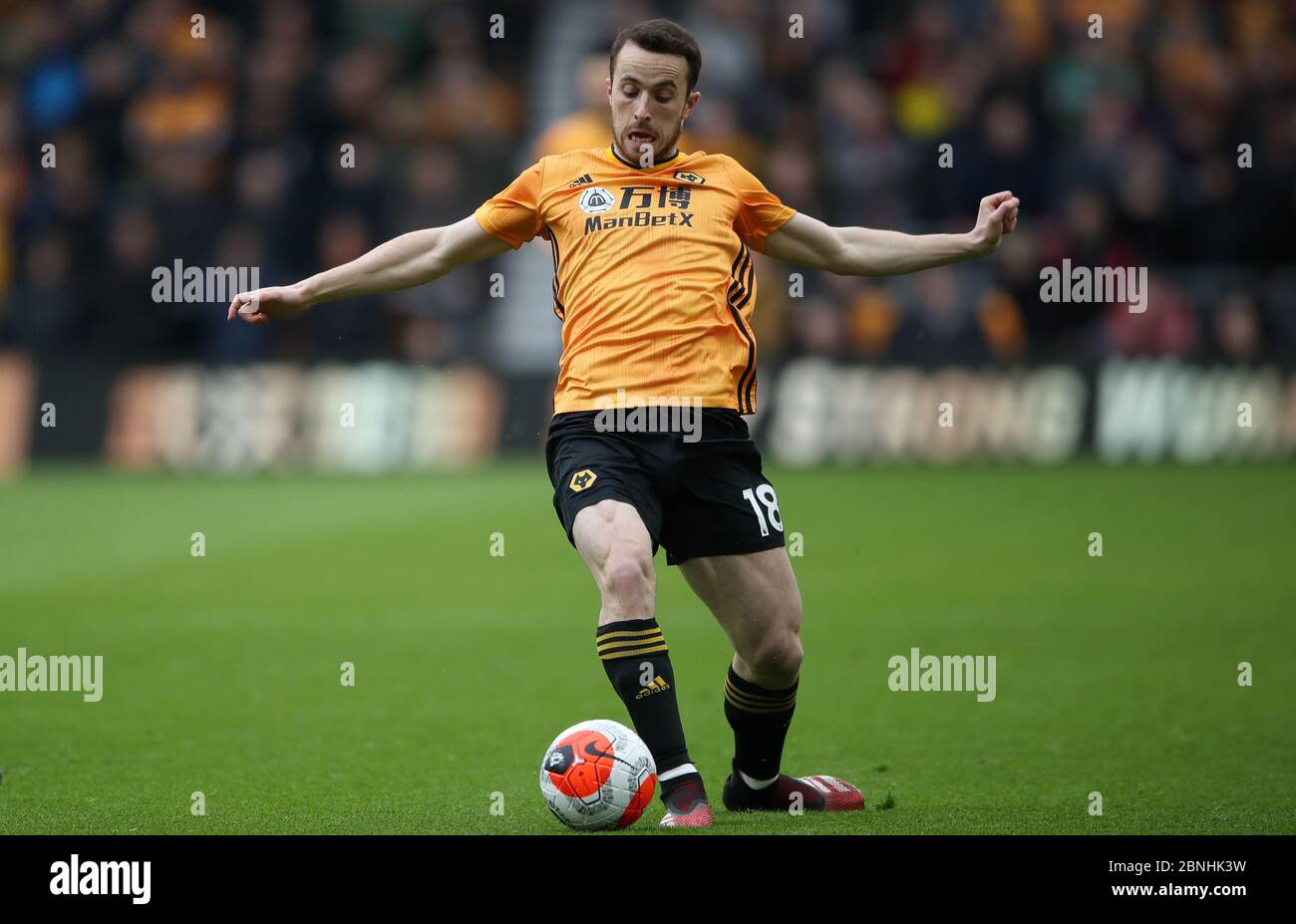 Wolverhampton Wanderers' Diogo Jota during the Premier League match at ...