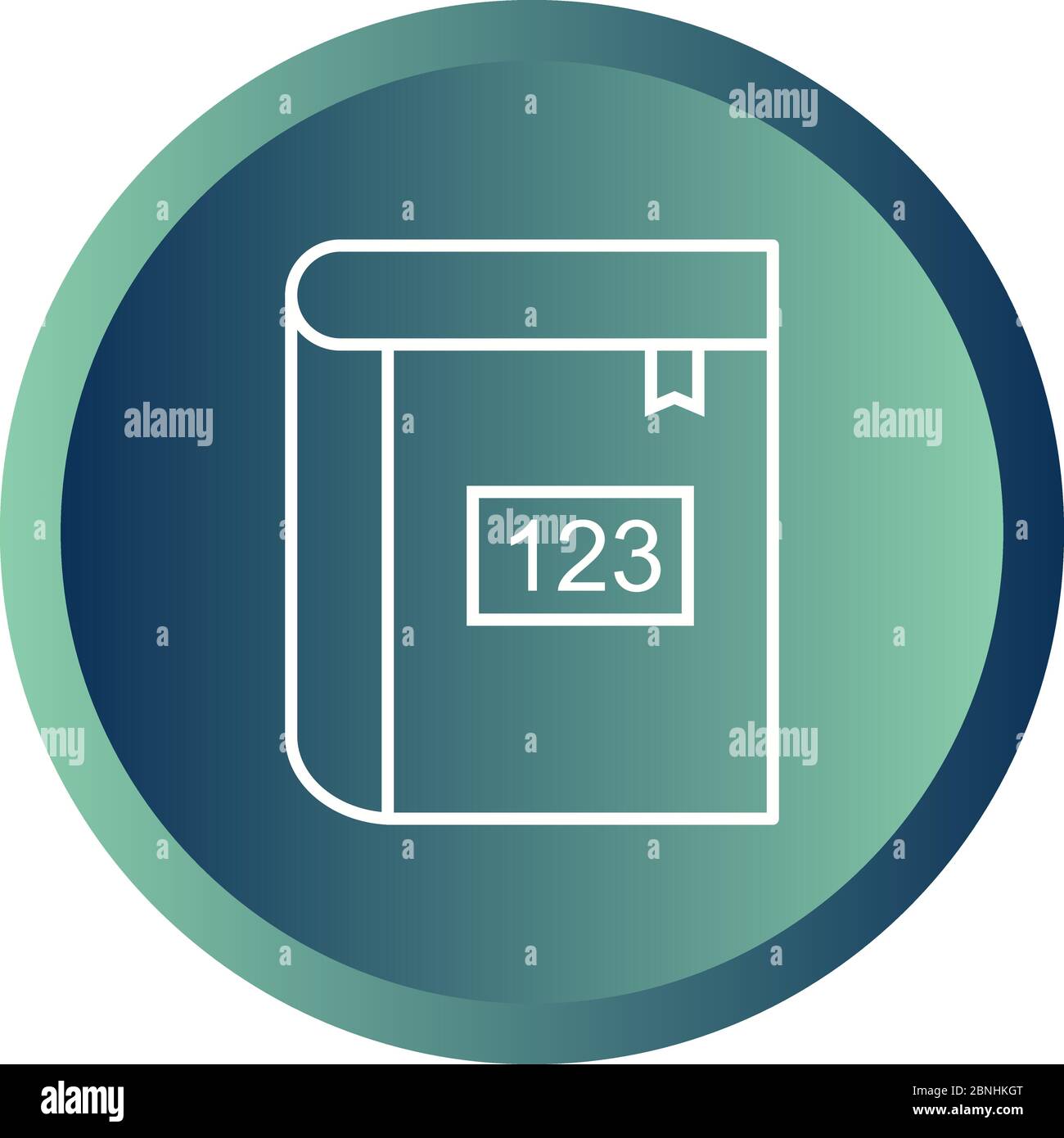 Beautiful Math Book Line Vector Icon Stock Vector Image & Art - Alamy