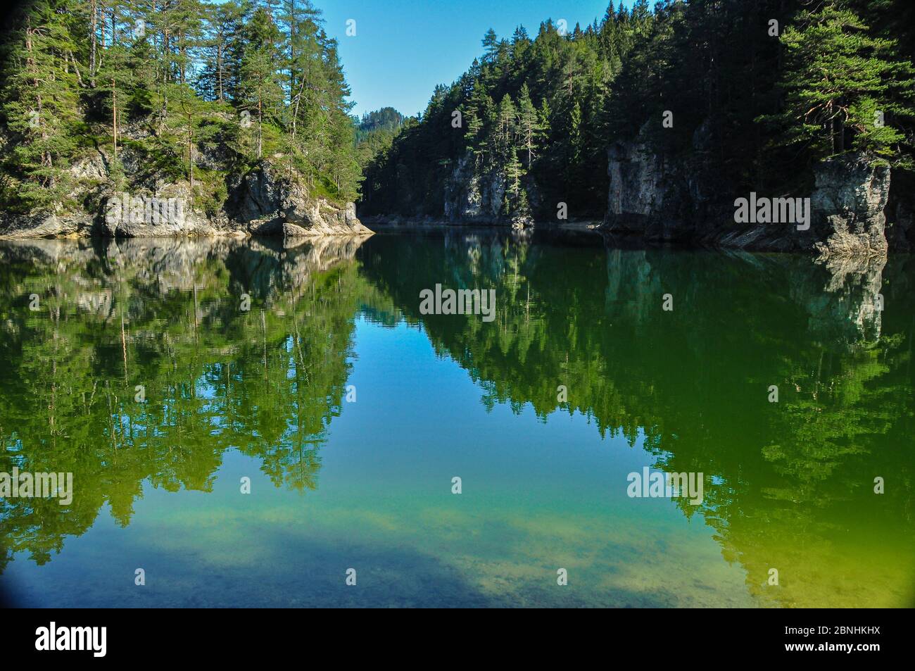 Waterfalls and Cascades in Oetscher National Park, Springtime Stock ...