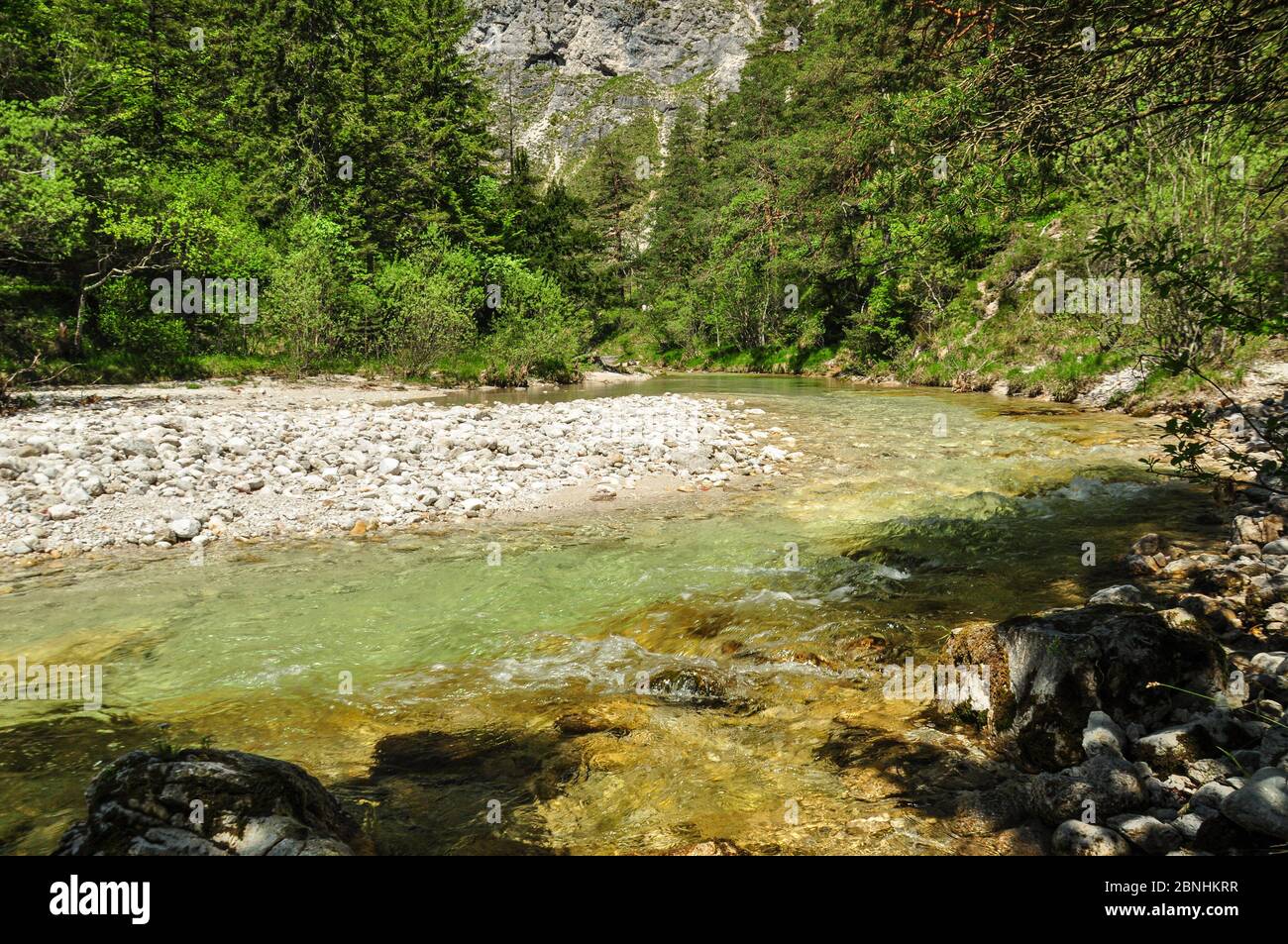 Waterfalls and Cascades in Oetscher National Park, Springtime Stock ...