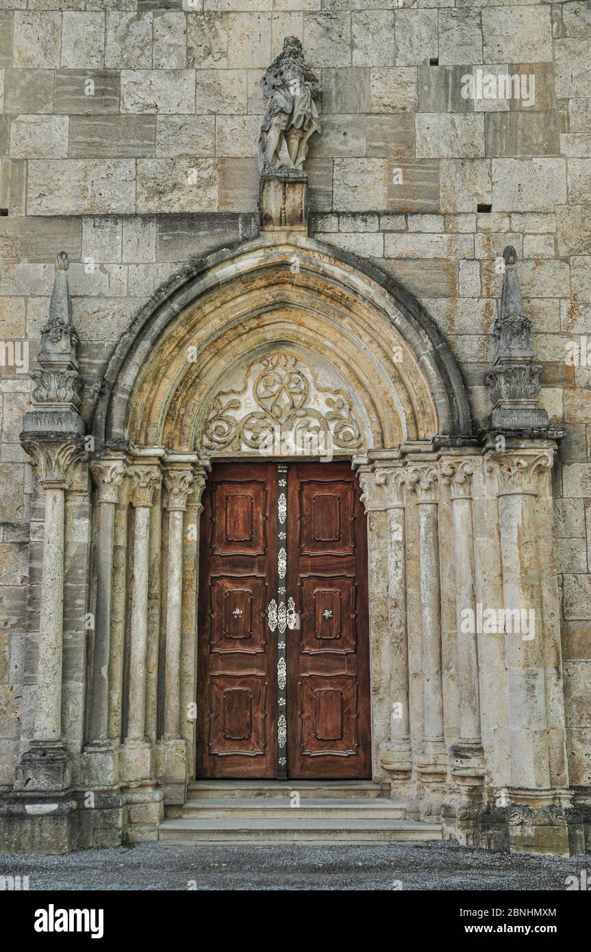 Abbey of the Holy Cross (Stift Heiligenkreuz) in Vienna woods Stock ...