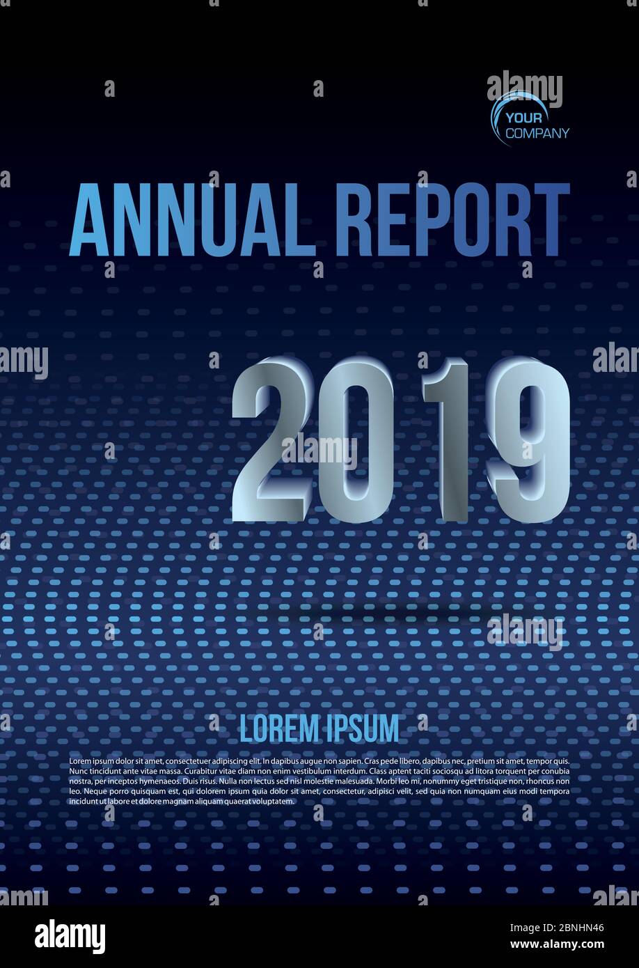 Modern vector flyer, annual report, brochure cover, background with ...