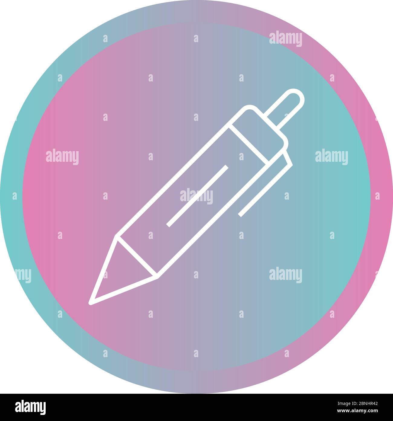 Beautiful Pen Line Vector Icon Stock Vector Image & Art - Alamy