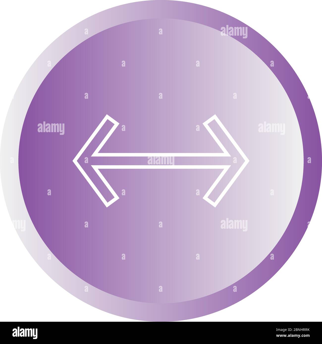 Beautiful Left Right Arrow Line Vector Icon Stock Vector Image & Art ...