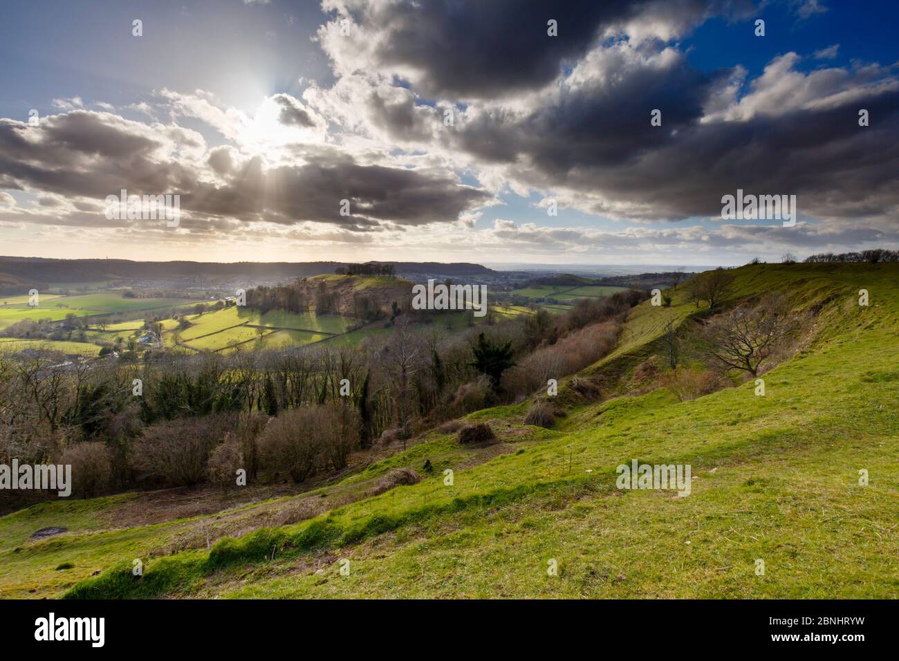 Downham hill from uley bury hi-res stock photography and images - Alamy