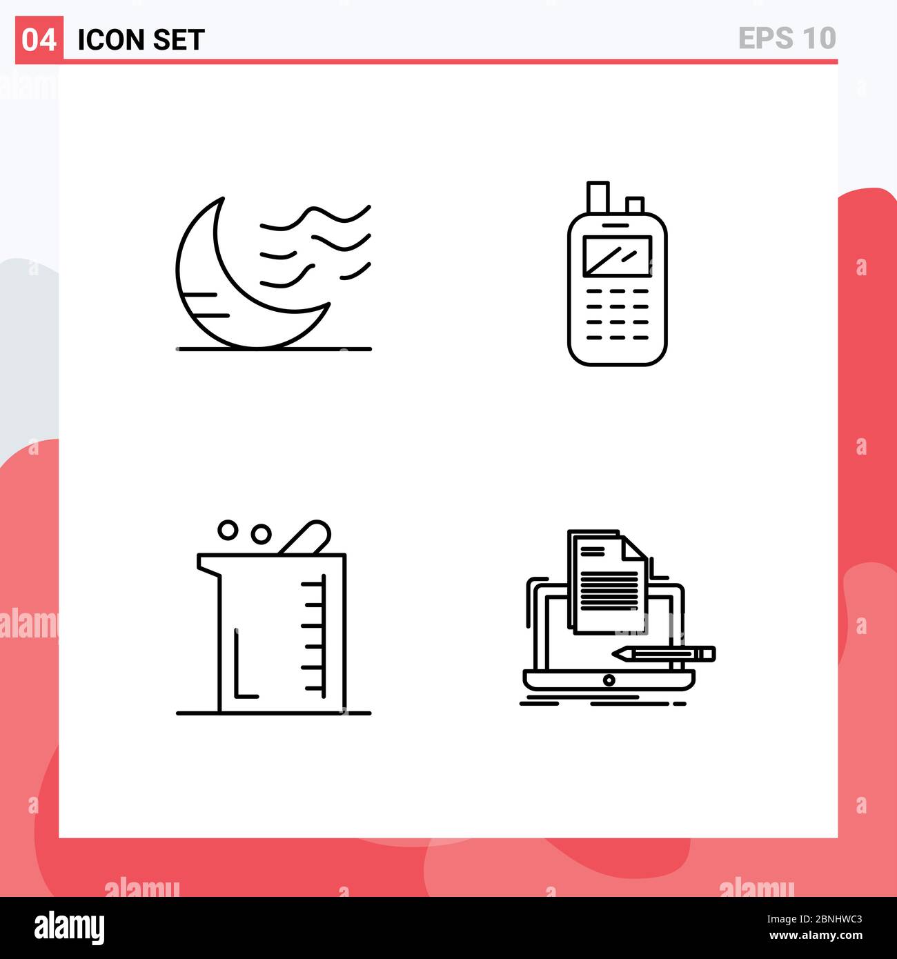 Radio moon Stock Vector Images - Alamy