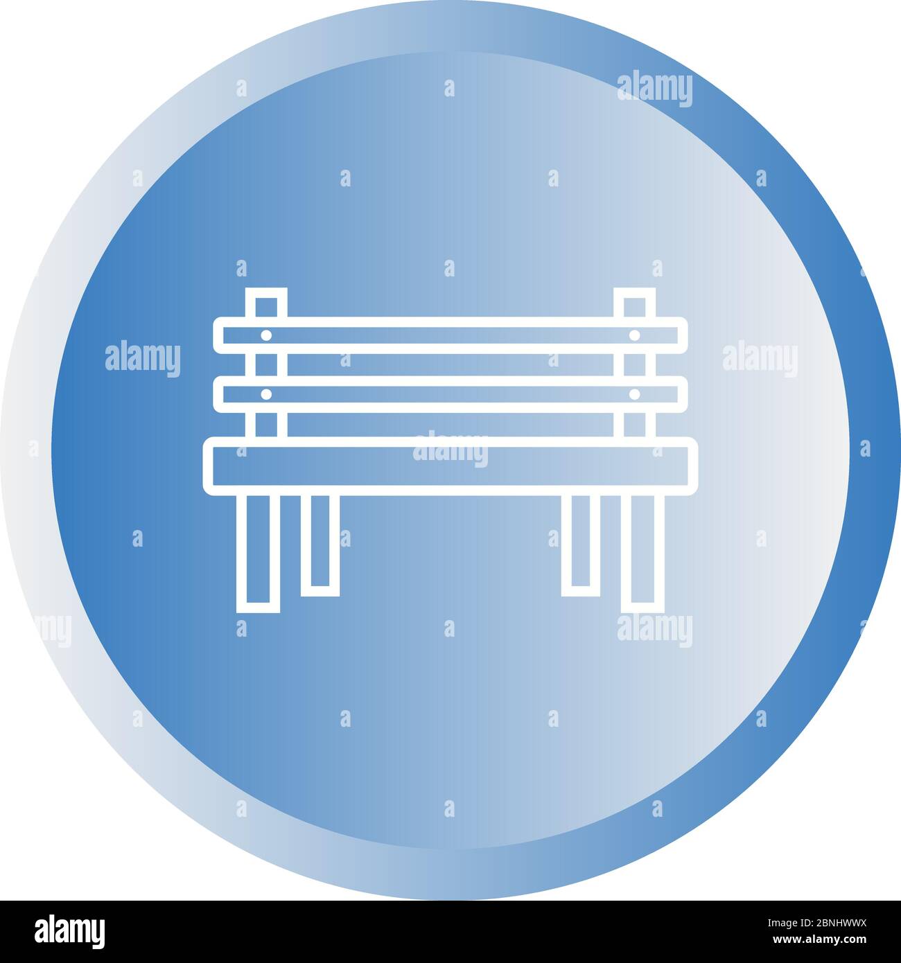 Iconic bench Stock Vector Images - Alamy