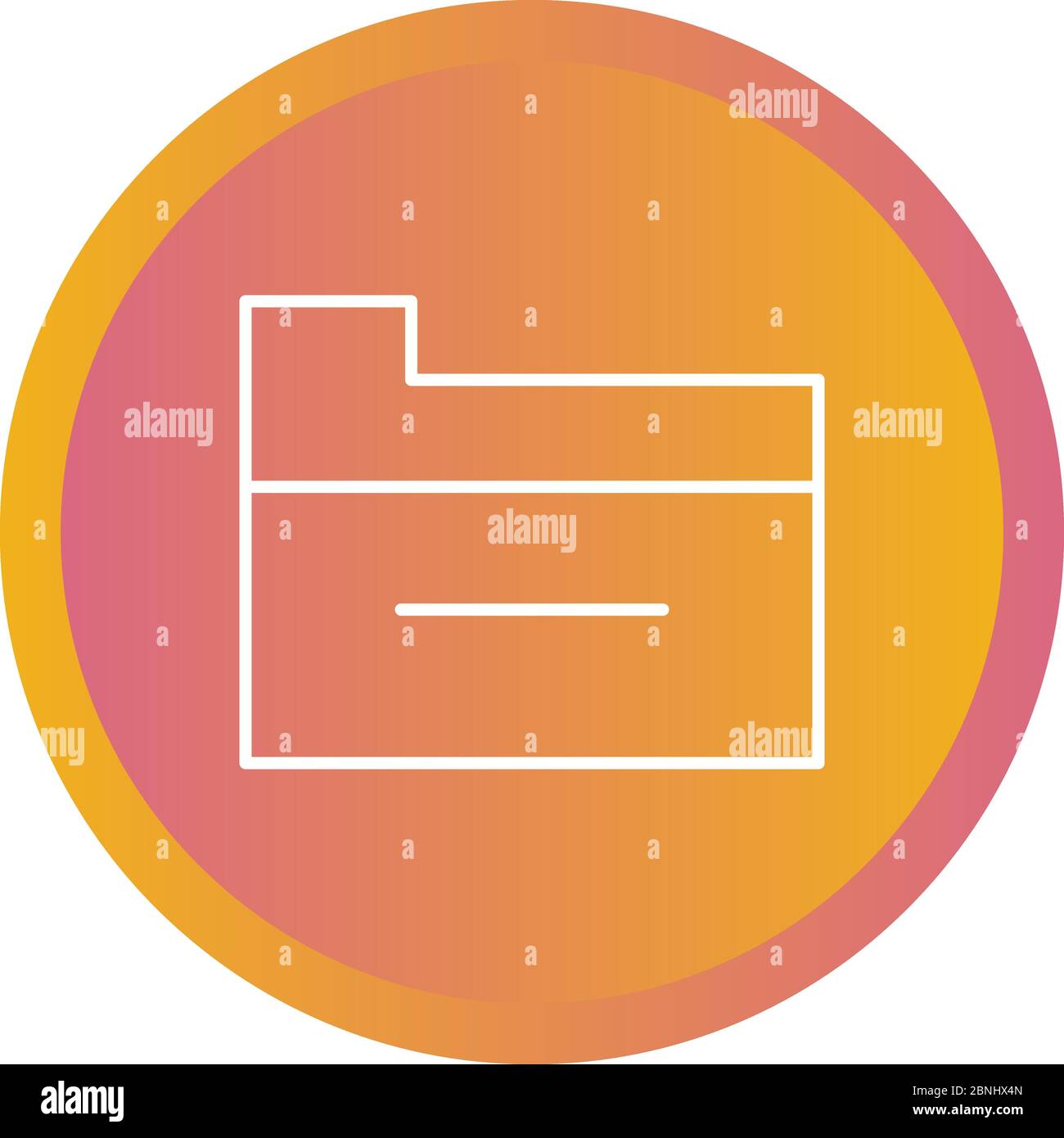 Beautiful Folder Line Vector Icon Stock Vector Image & Art - Alamy