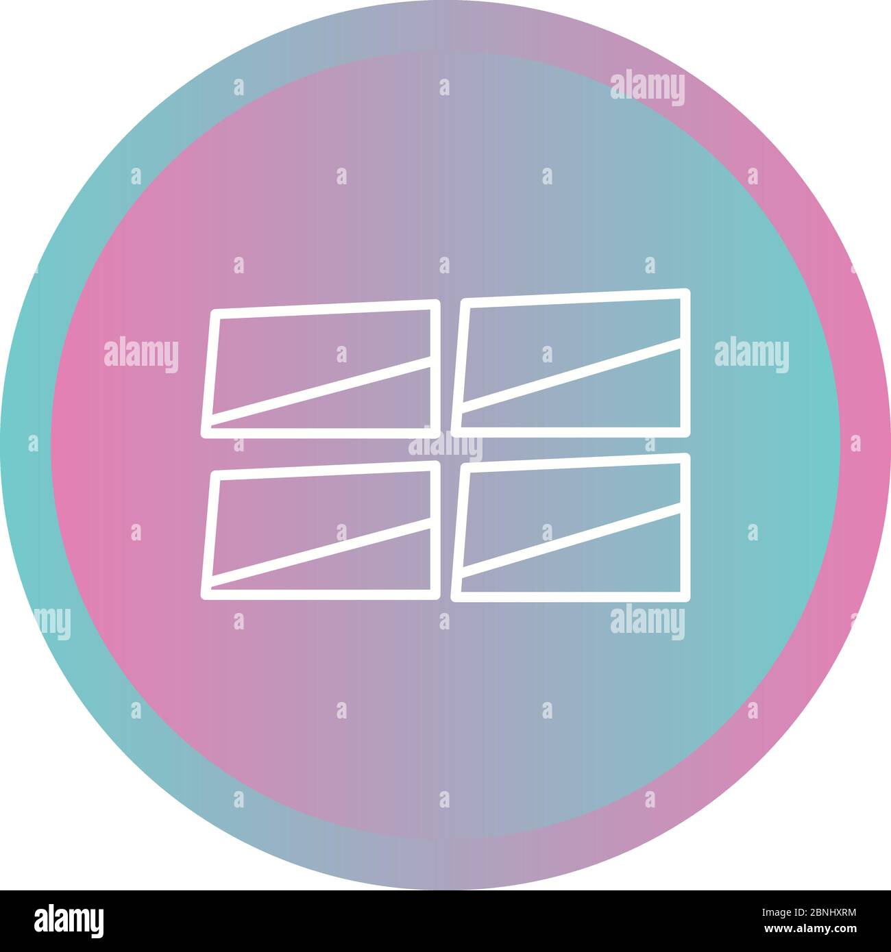 Beautiful Windows Line Vector Icon Stock Vector Image & Art - Alamy