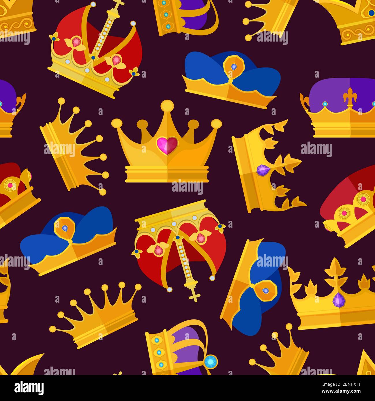 Crown imperial pattern hi-res stock photography and images - Alamy