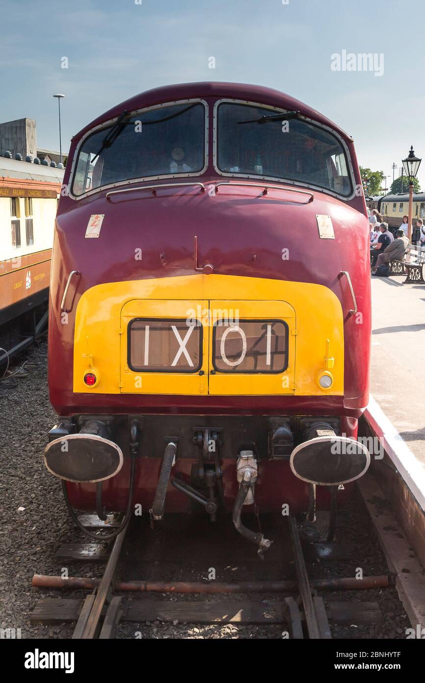 Diesel locomotive front view hi-res stock photography and images - Alamy