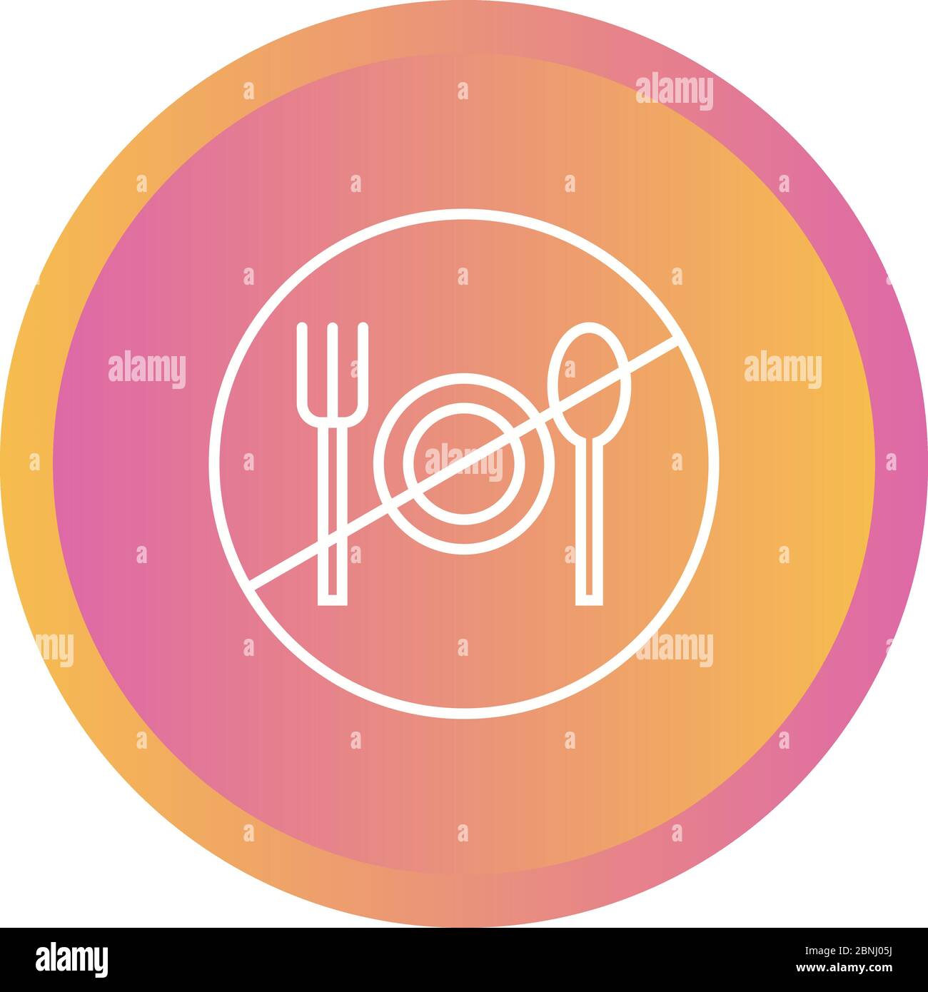 Beautiful Fasting Line Vector Icon Stock Vector Image & Art - Alamy