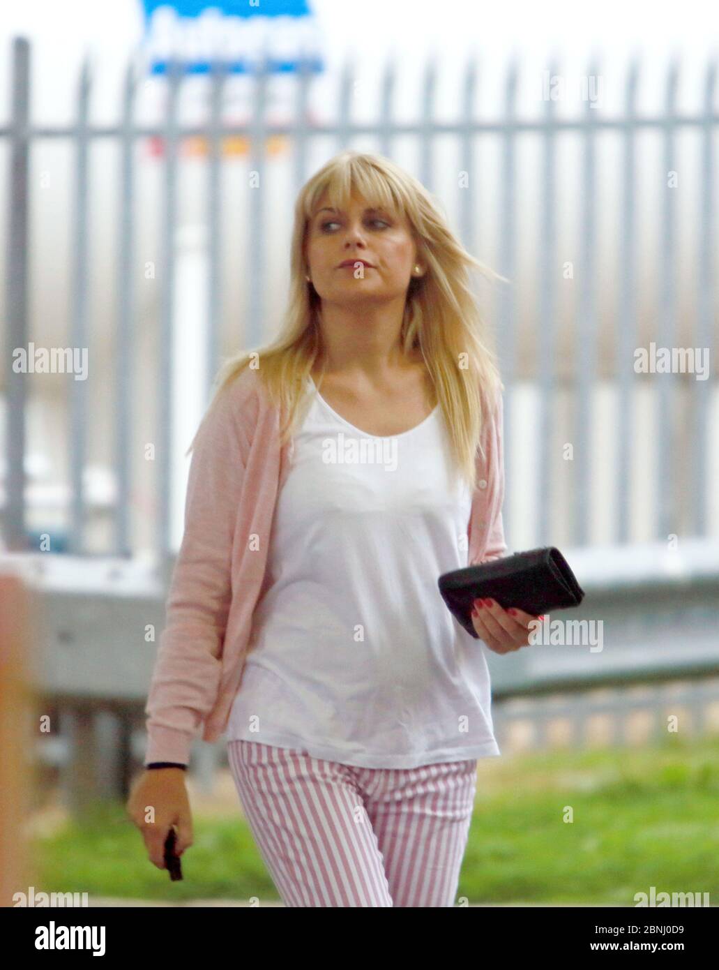 Christie Goddard wife of actor Shane Richie near her Surrey home ...