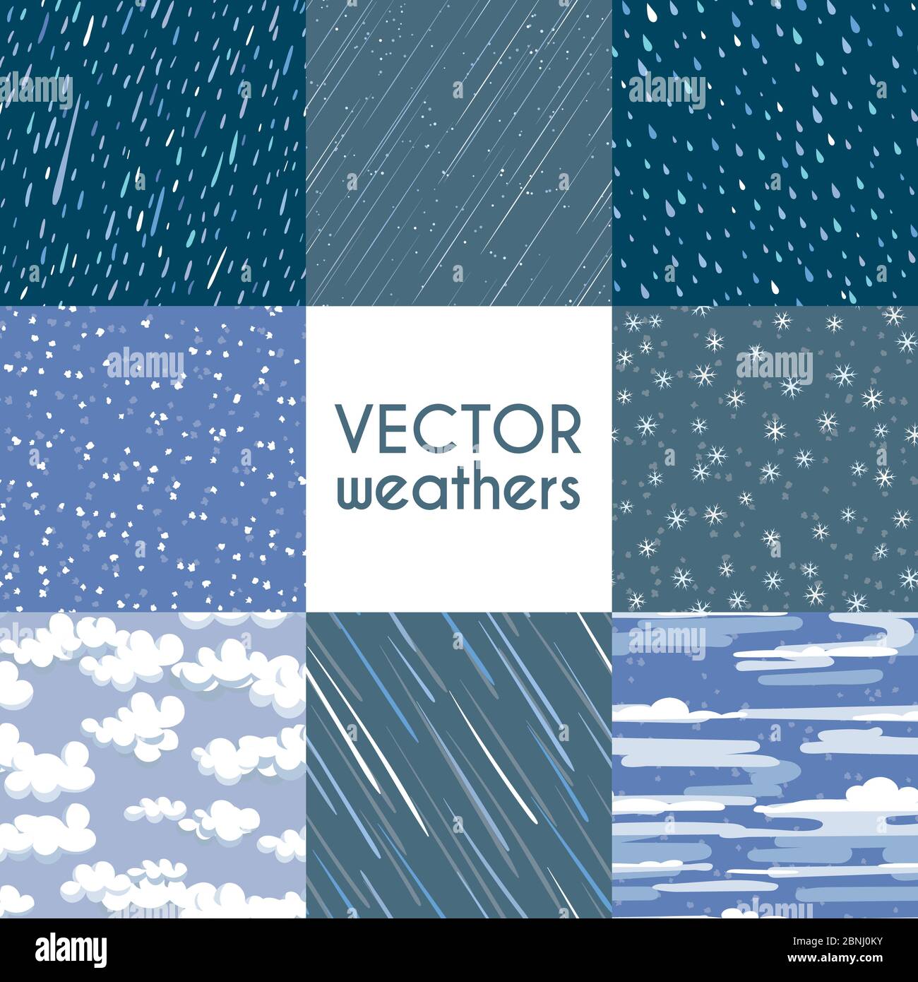 Illustration types weather hi-res stock photography and images - Alamy