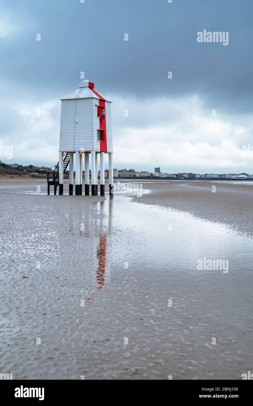 The Low Lighthouse - wooden structure built on stilts in 19th Century ...