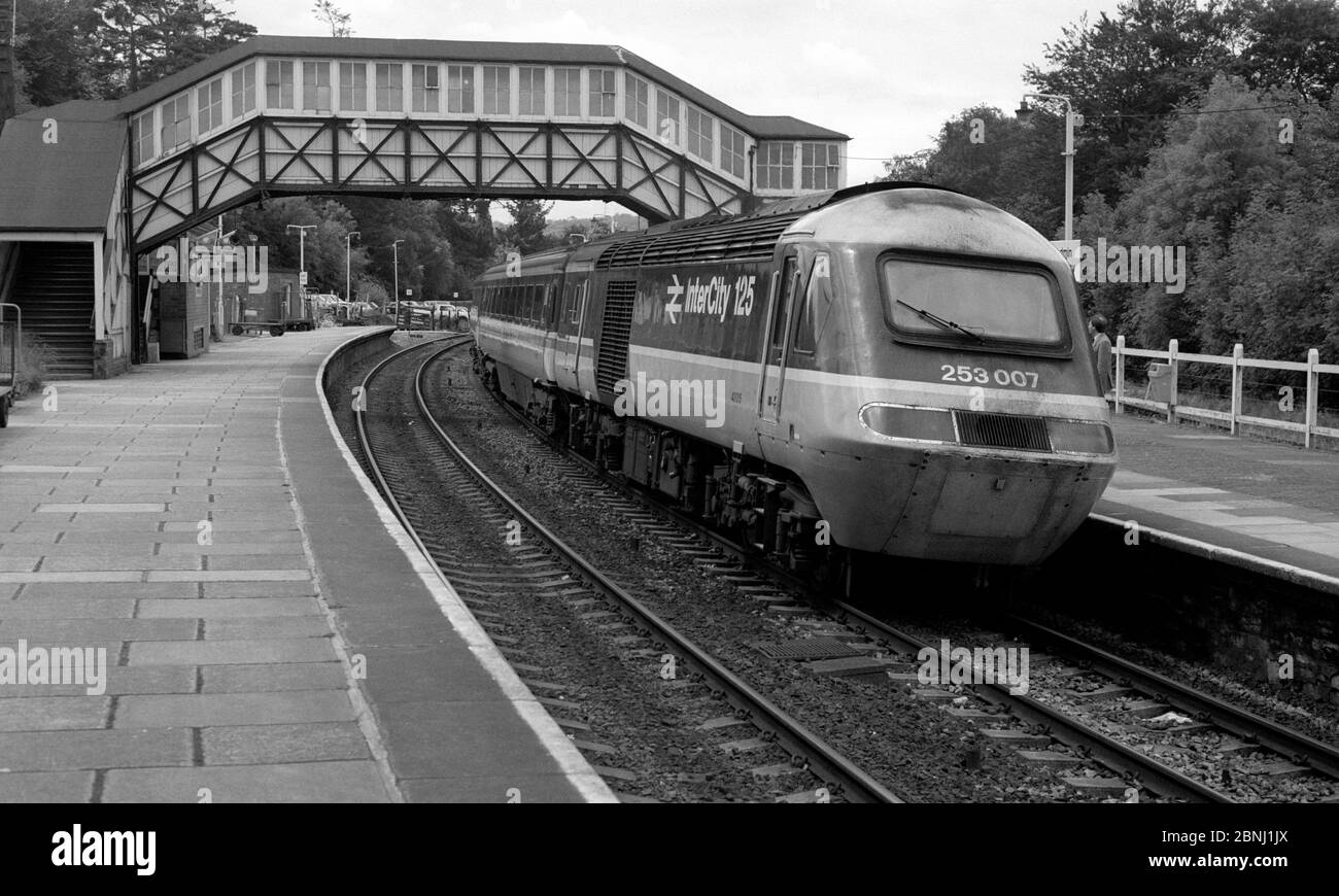 British rail intercity 125 train Black and White Stock Photos & Images ...