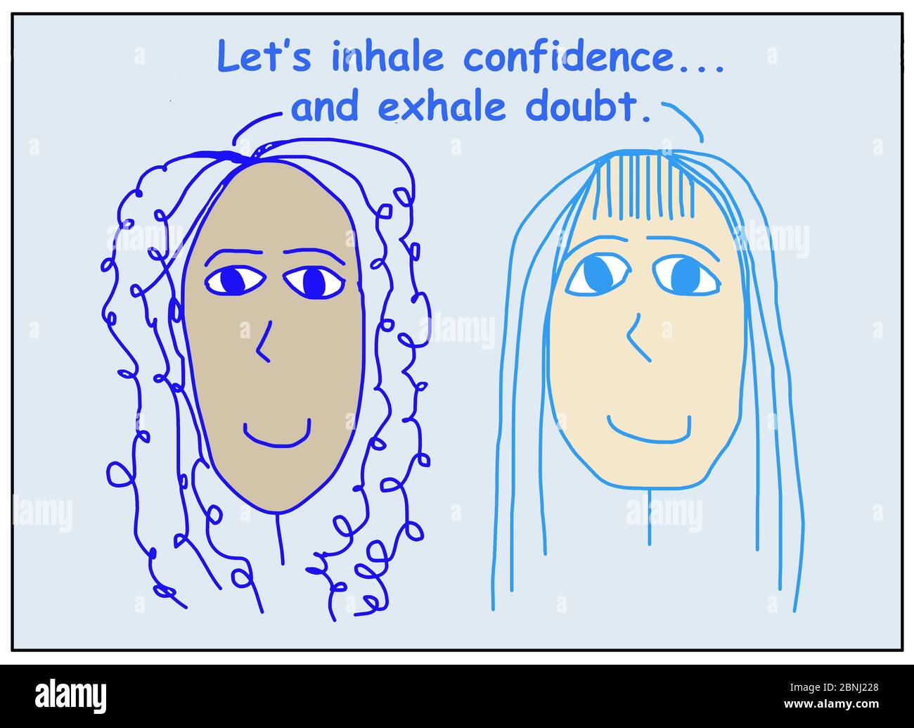Exhale Cartoon