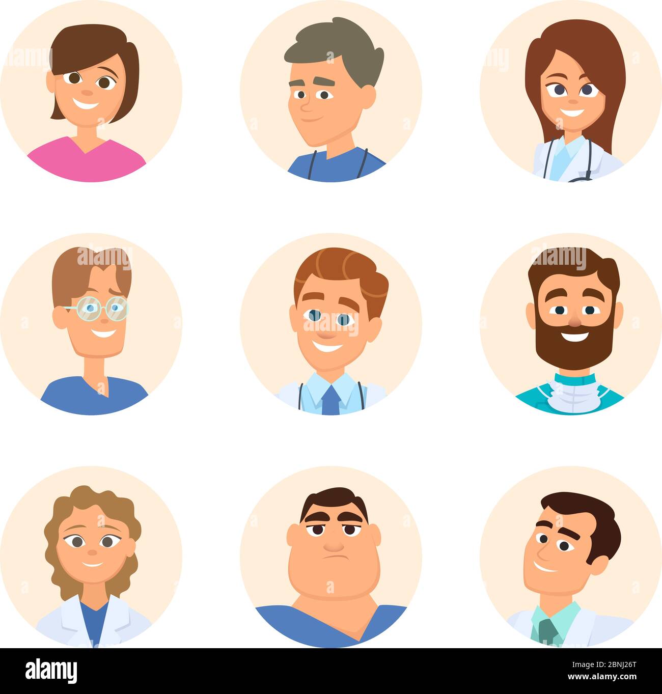 Health professional avatar character Cut Out Stock Images & Pictures ...