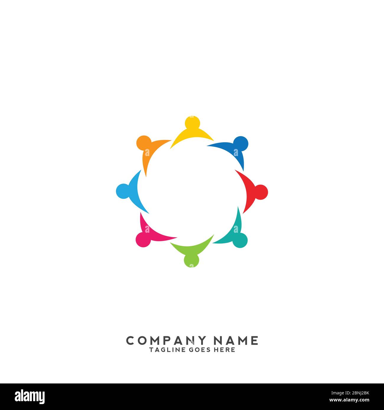 Circle of people icon hi-res stock photography and images - Alamy