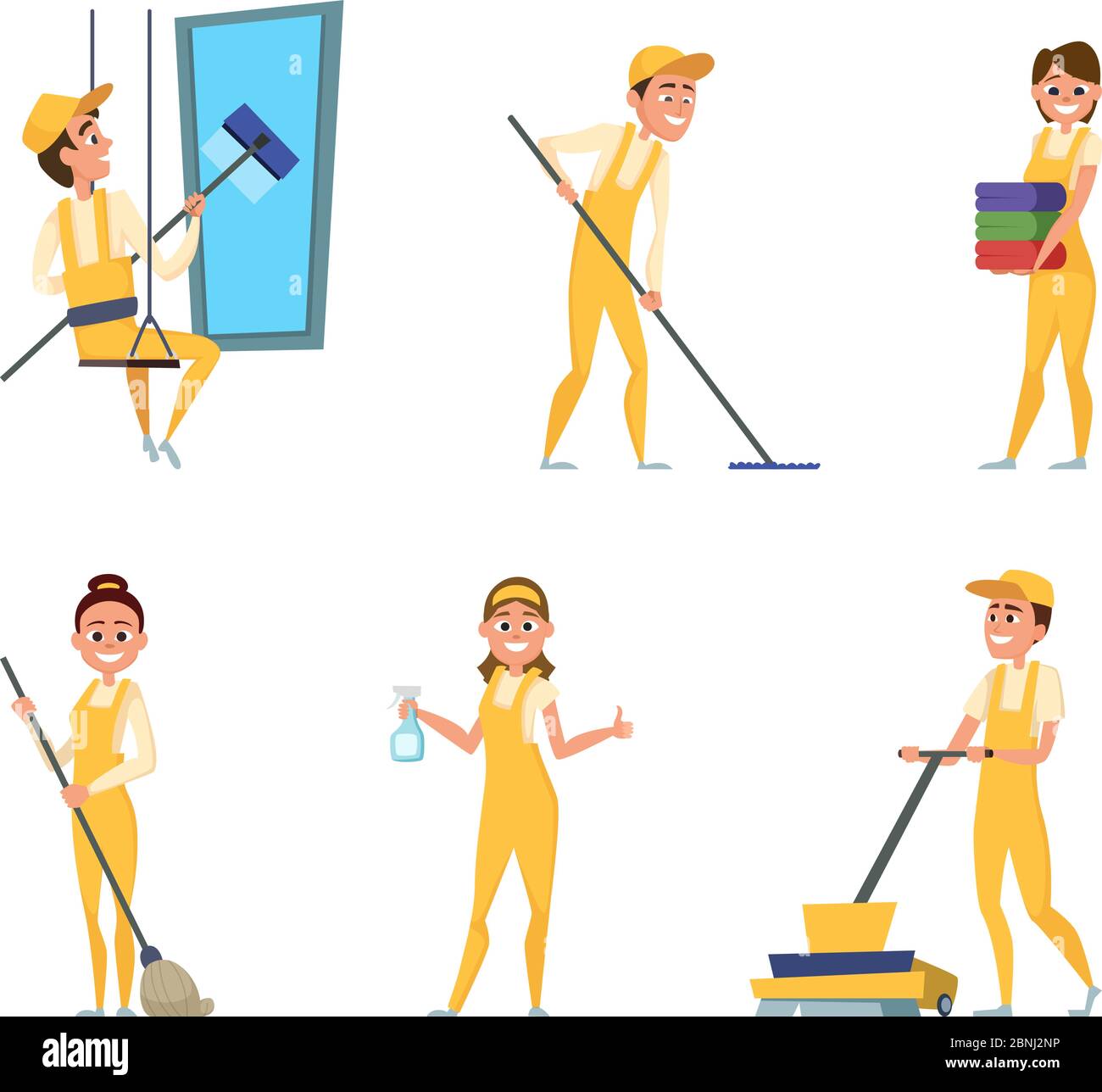 Employee Worker Workers Staff Stock Vector Images - Alamy