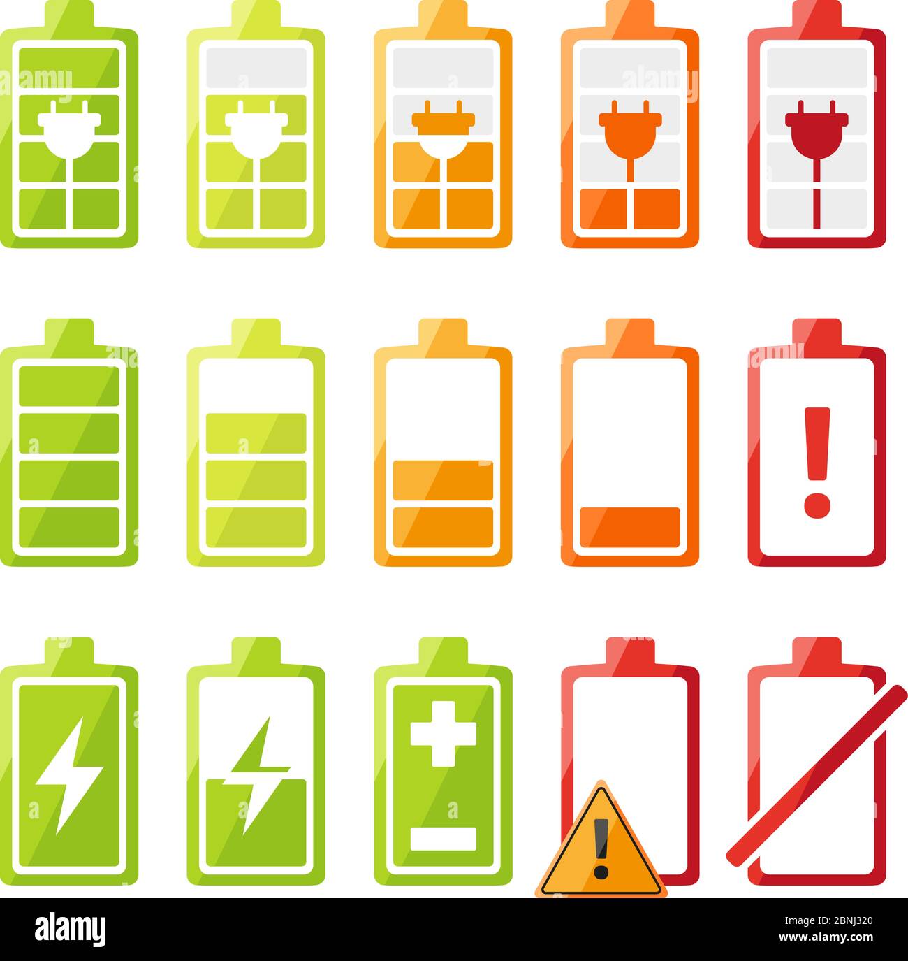 Mobile battery symbol Stock Vector Images - Alamy