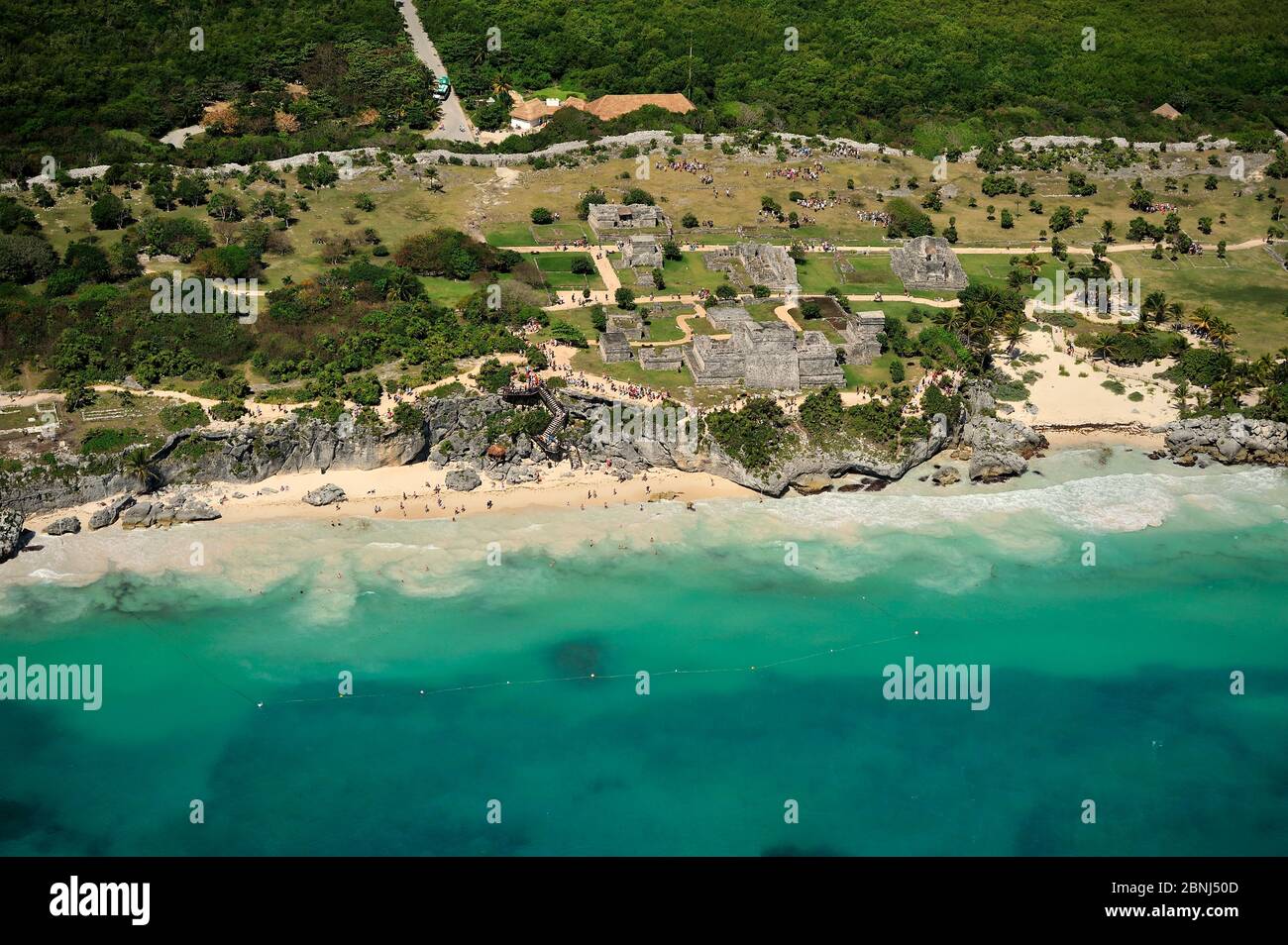 Tulum ruins aerial hi-res stock photography and images - Alamy