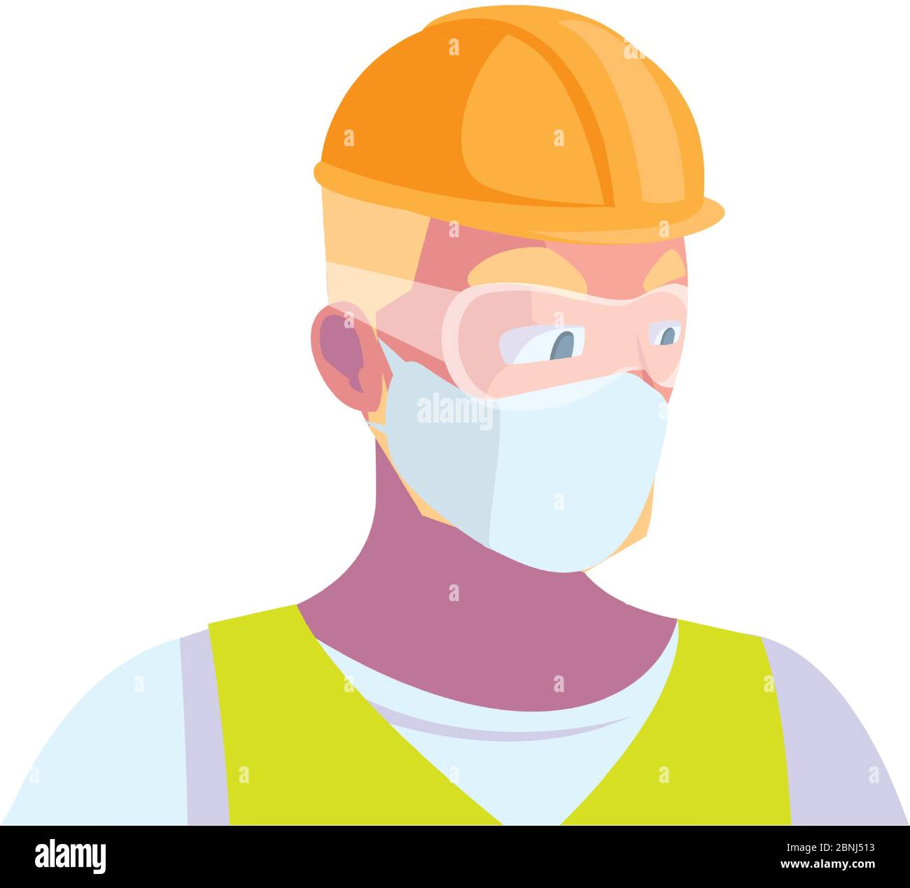 Respirator and manufacturing Stock Vector Images - Alamy