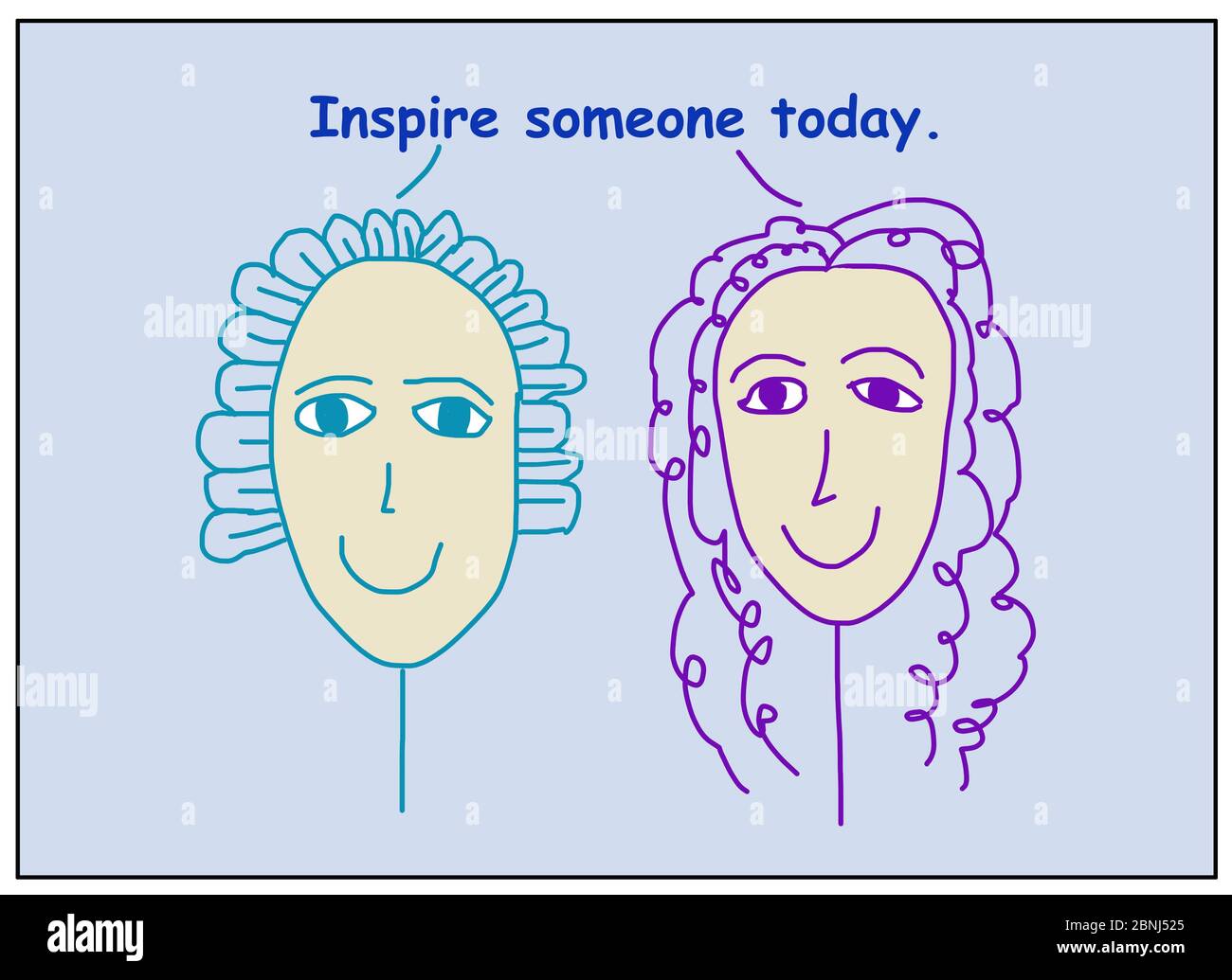 Role model cartoon hi-res stock photography and images - Alamy